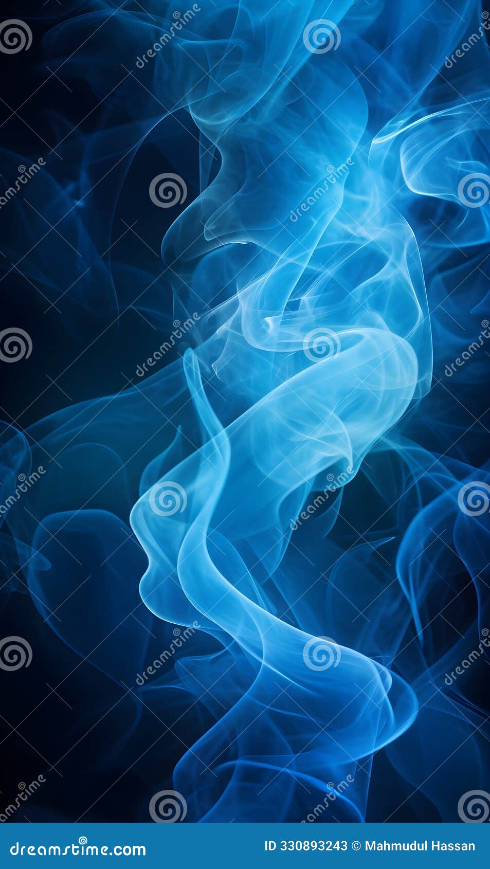 Abstract Blue Smoke Background. Smoky Background Texture Stock ...