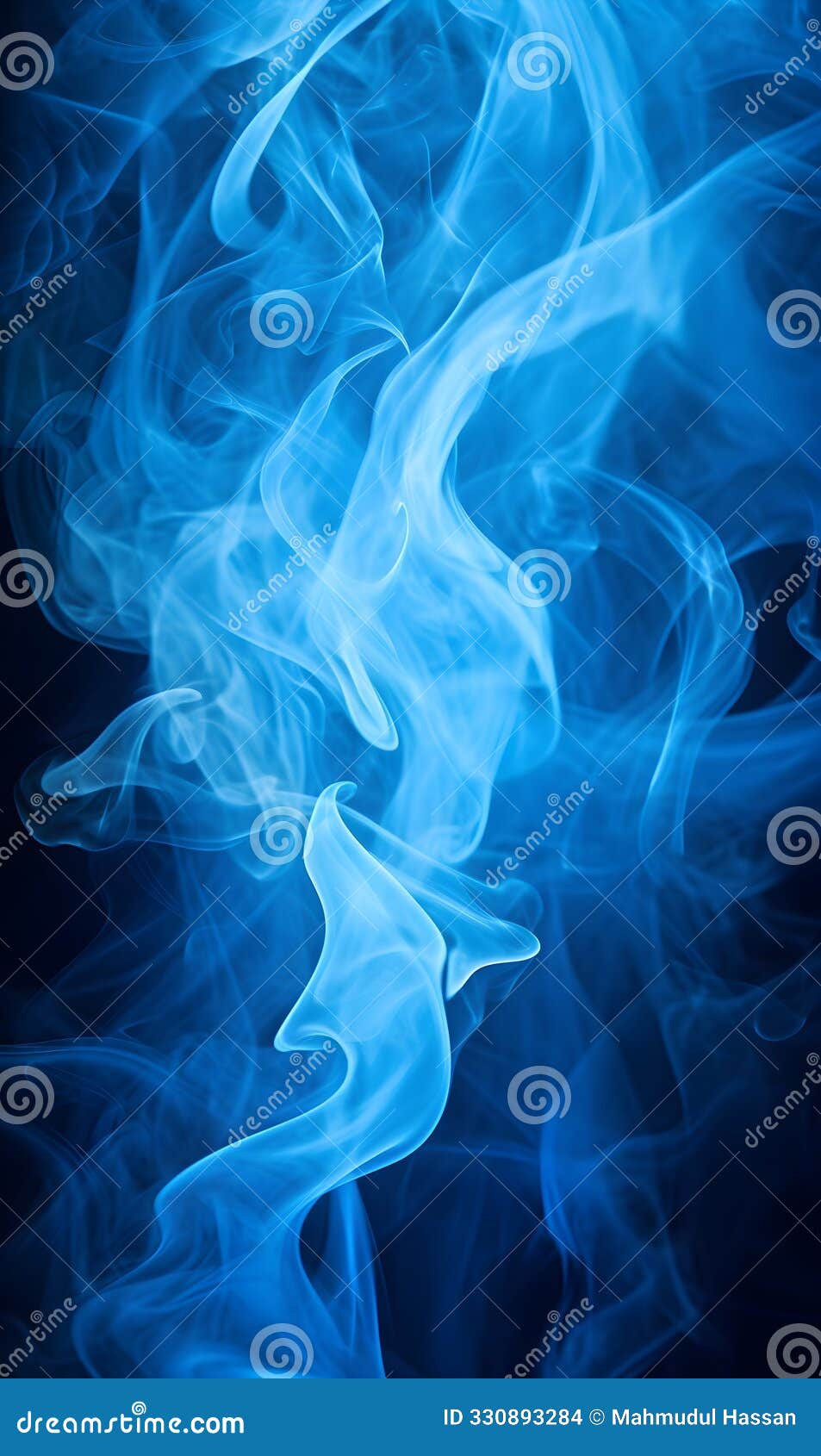 Abstract Blue Smoke Background. Smoky Background Texture Stock ...