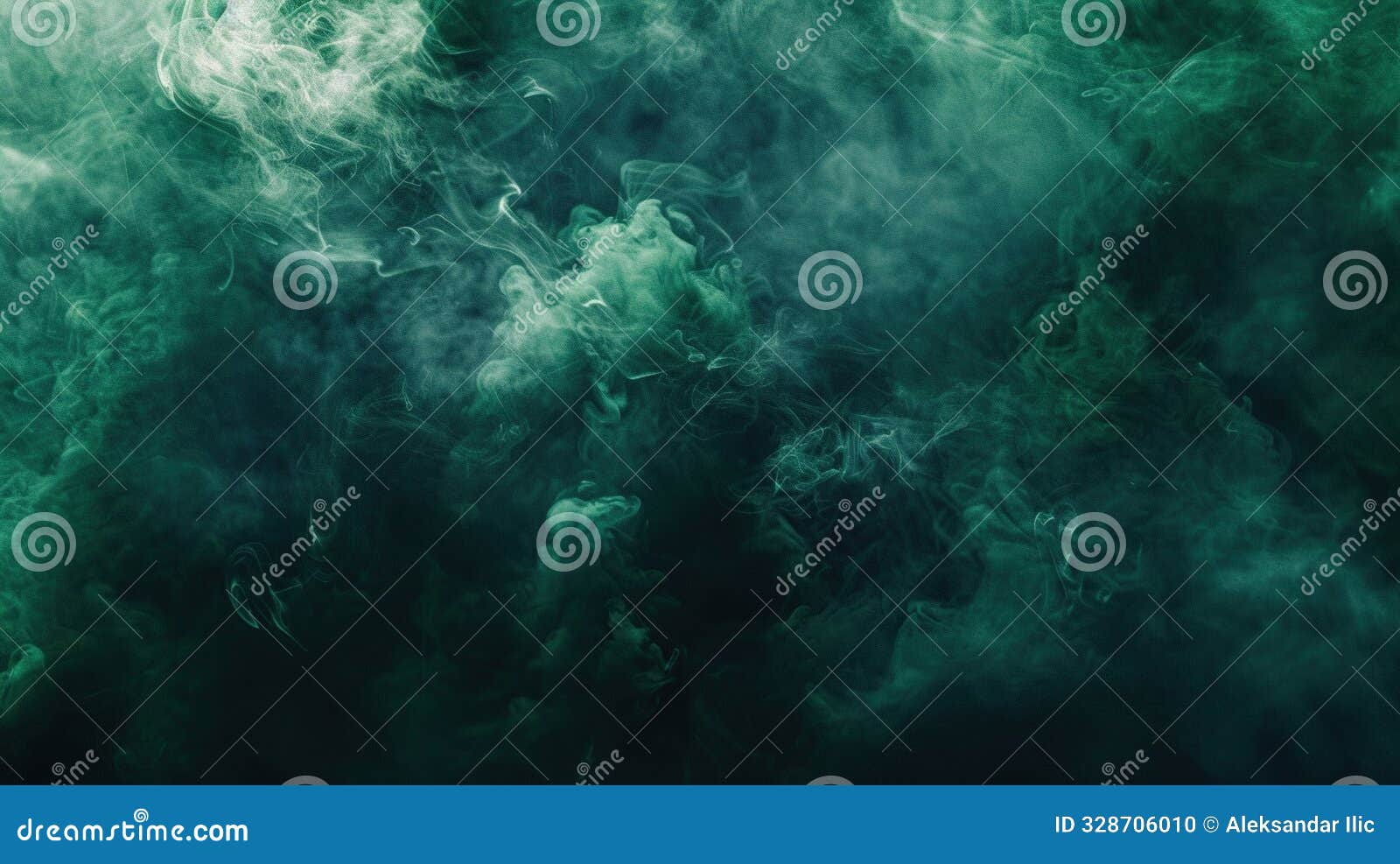 Smoke Background .Toxic Green Fog Mist. Generative Ai Stock Photo ...