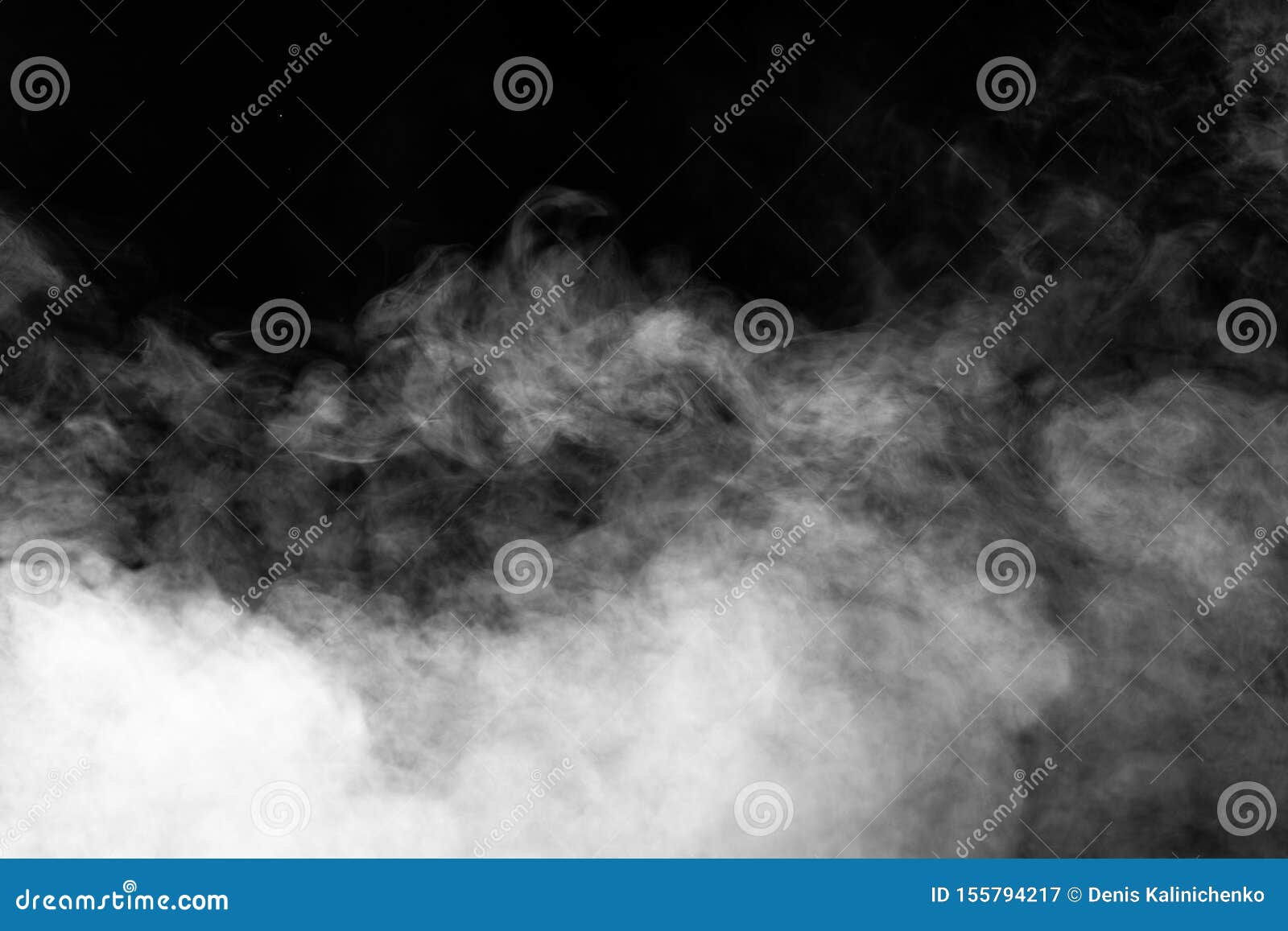 Smoke on Black Background. White Smoke Texture Stock Image - Image of ...