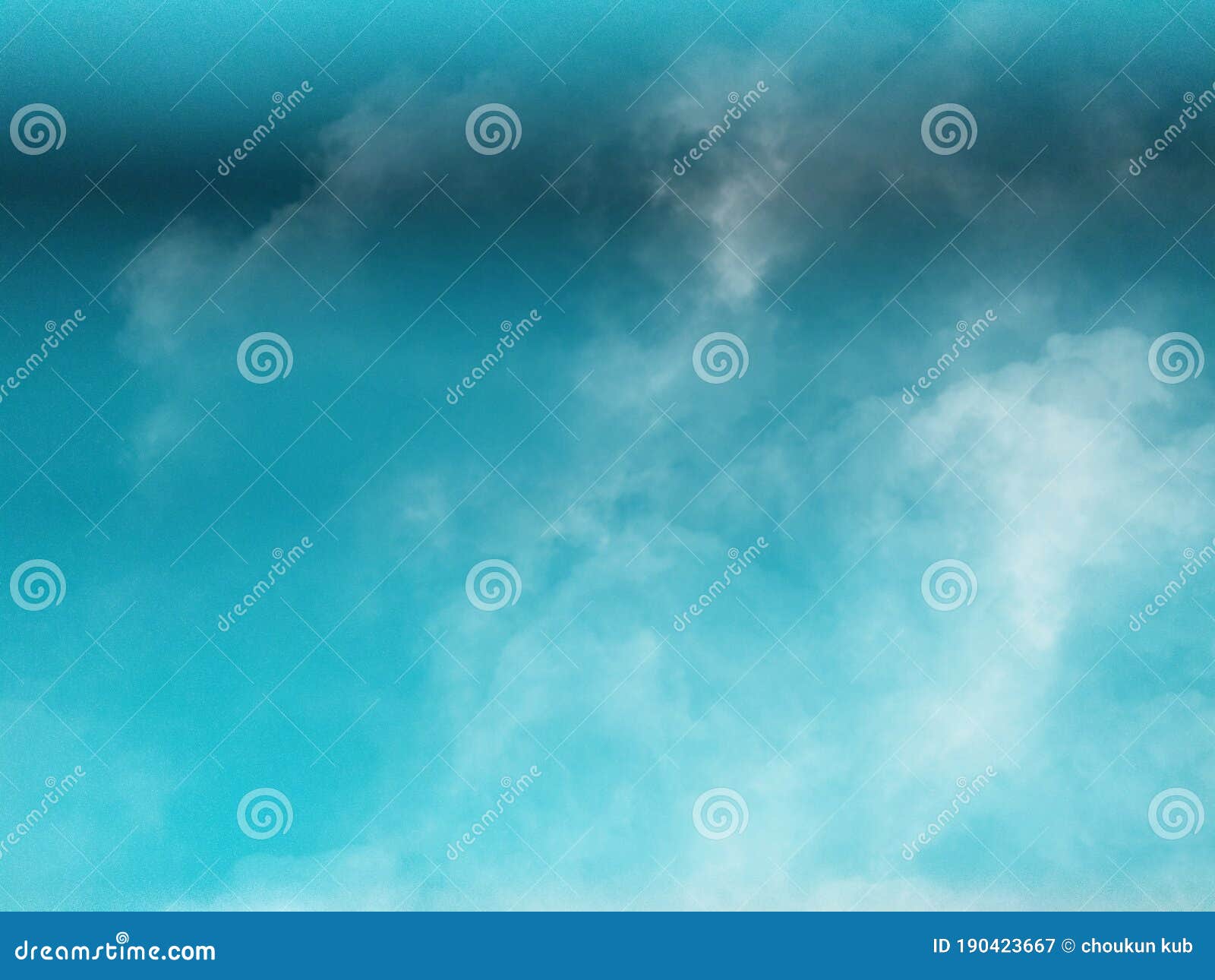 Smoke on Blue Sky Background Stock Image - Image of reflection, design ...