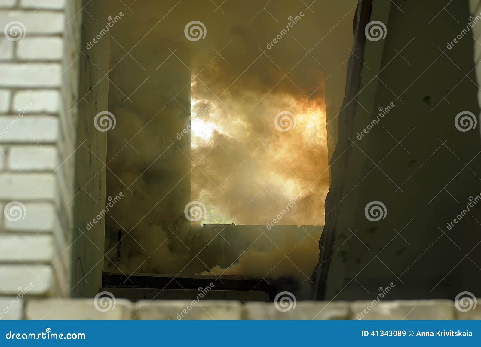 Smoke in the building stock image. Image of harmful, board - 41343089