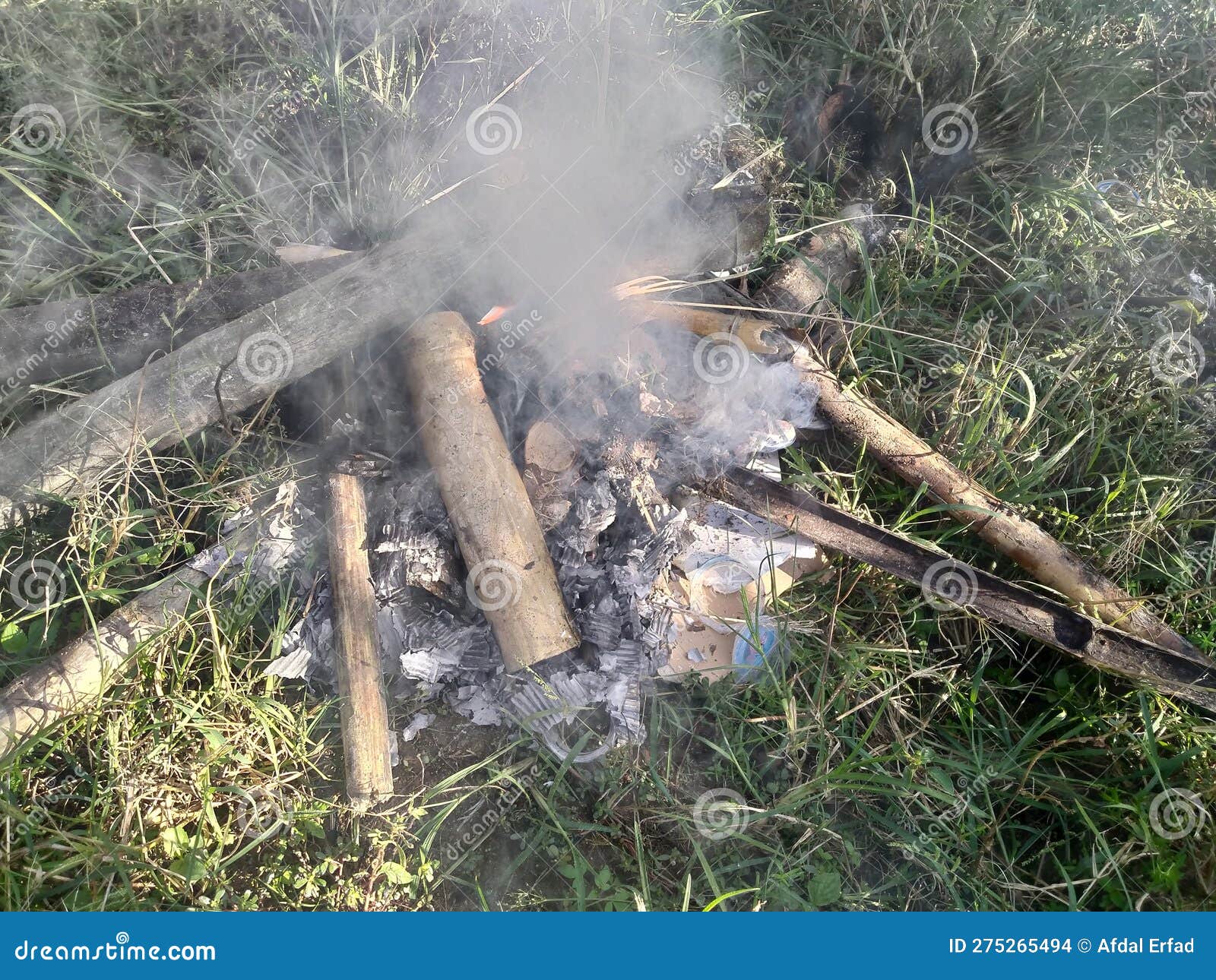 Smoke from Burning Garbage Which is One of the Causes of Global Warming ...