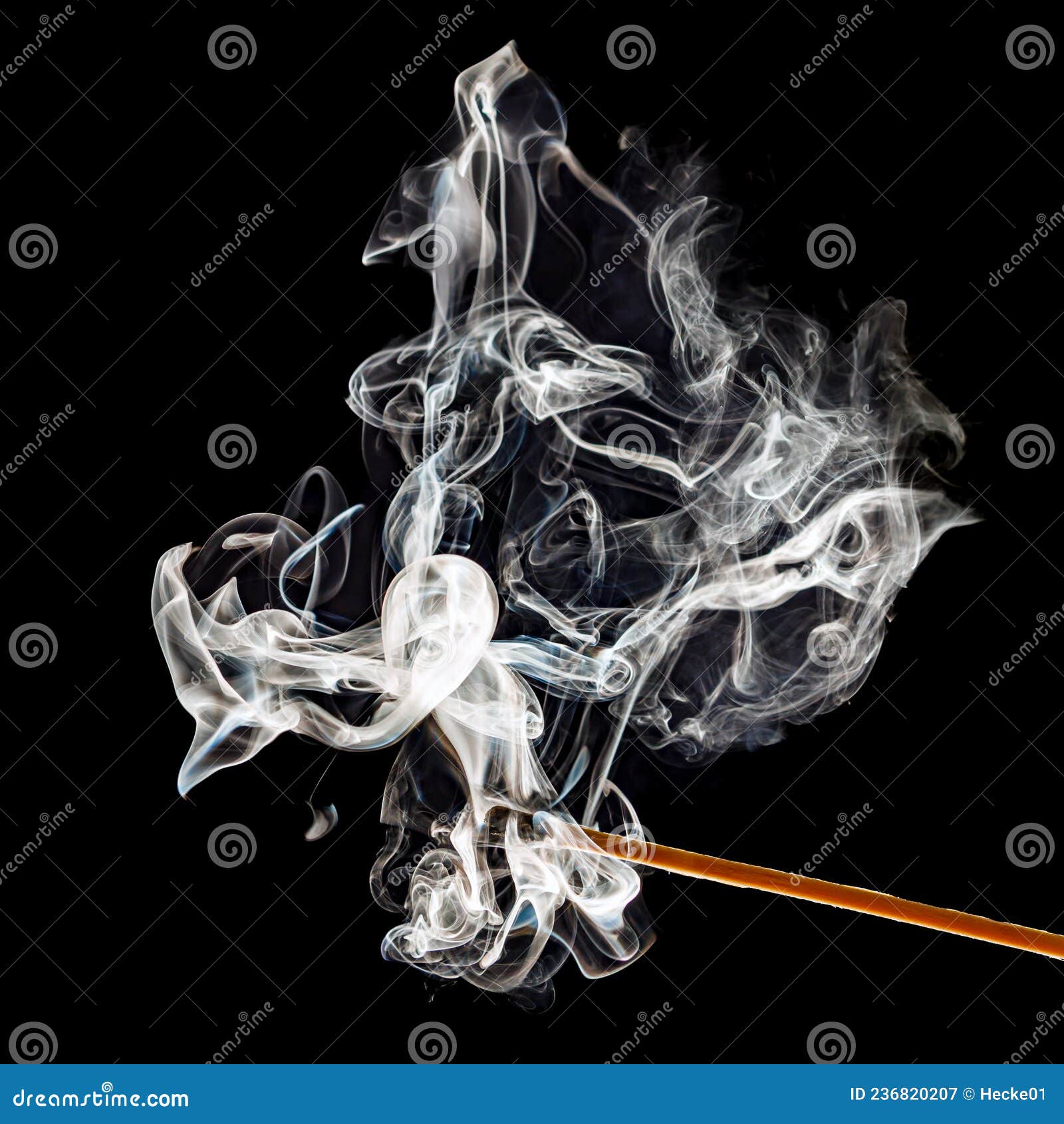 Smoke of a Burnt Matchstick Stock Image - Image of glow, ignite: 236820207