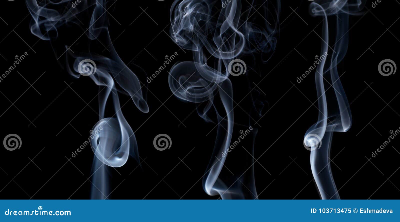 Smoke Textures Isolated on Black Stock Image - Image of smoke, effect ...