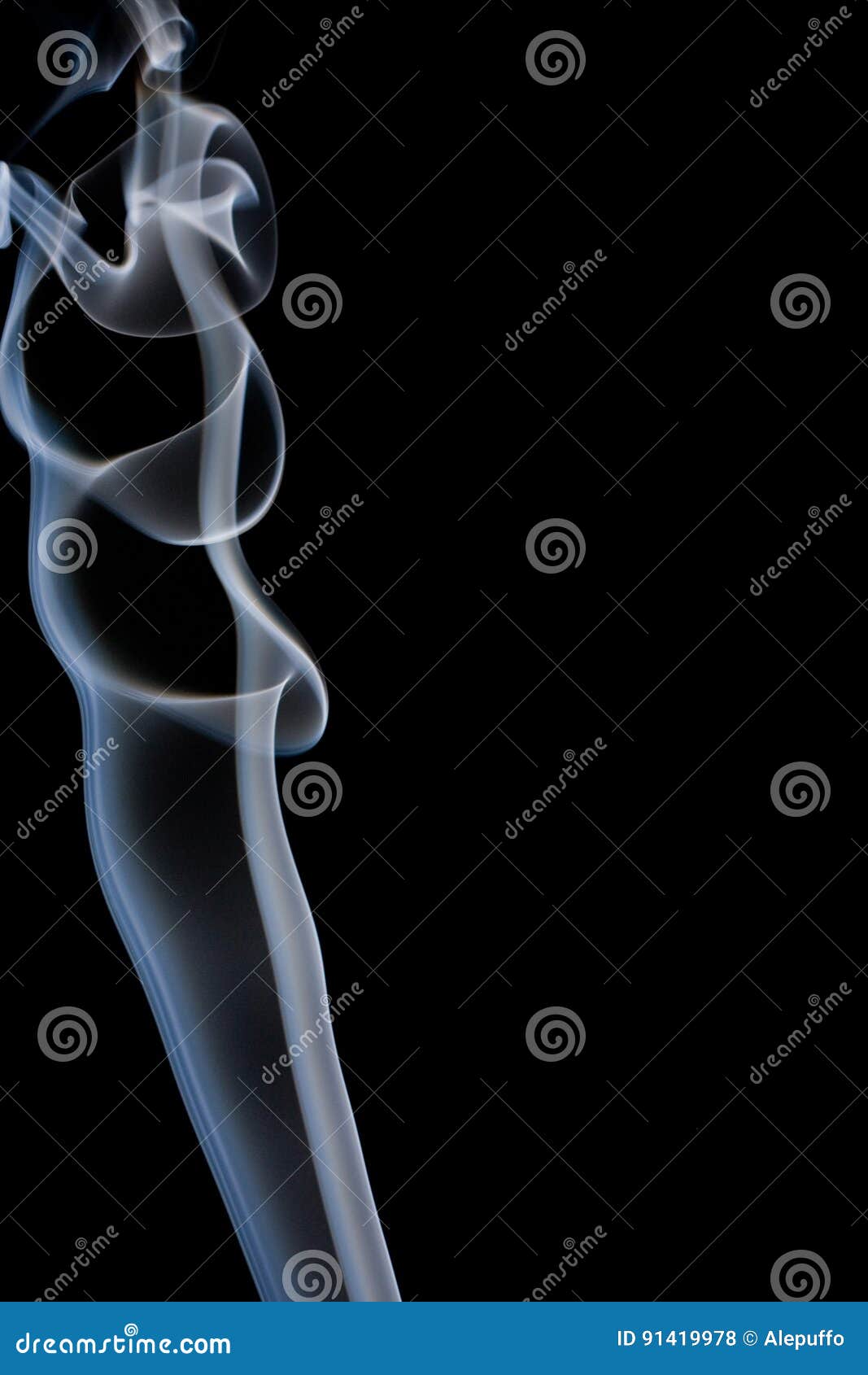Smoke stock photo. Image of column, pattern, curve, flow - 91419978