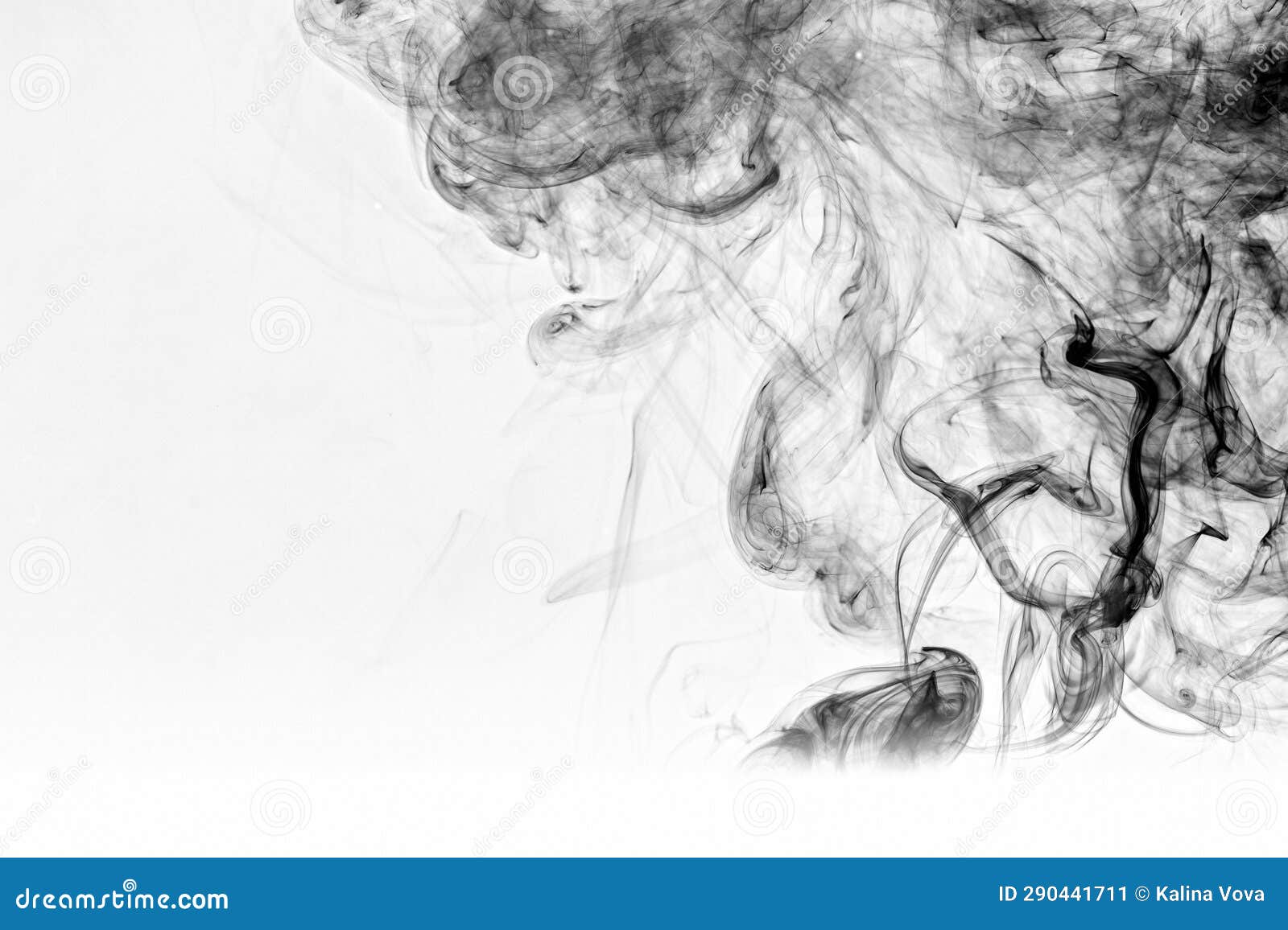A Smoke Cut on the White Backgrounds Stock Image - Image of motion ...