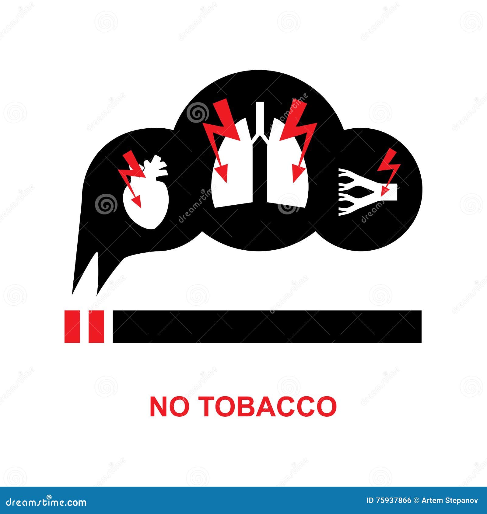 Smoke danger icon stock illustration. Illustration of prevention - 75937866