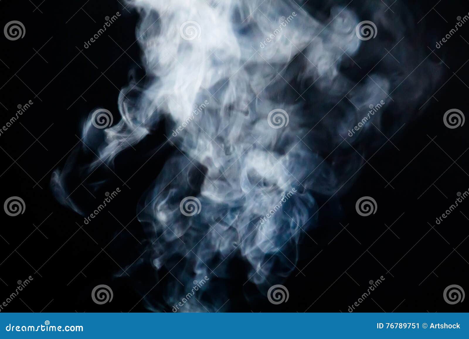 Smoke in the Dark stock image. Image of motion, nature - 76789751