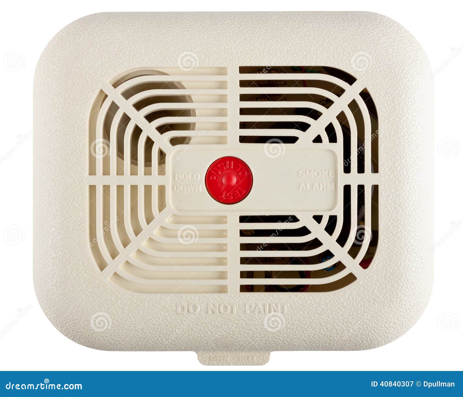 Smoke Detector stock image. Image of electronic, button - 40840307