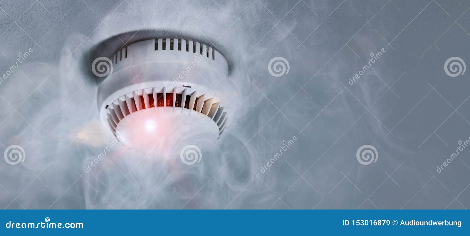 Smoke Detector And Fire Sprinkler On Ceiling, Fire Alarming System And ...