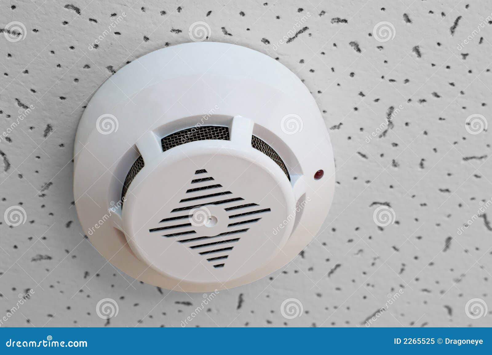 Smoke detector on ceiling stock image. Image of symbol - 2265525