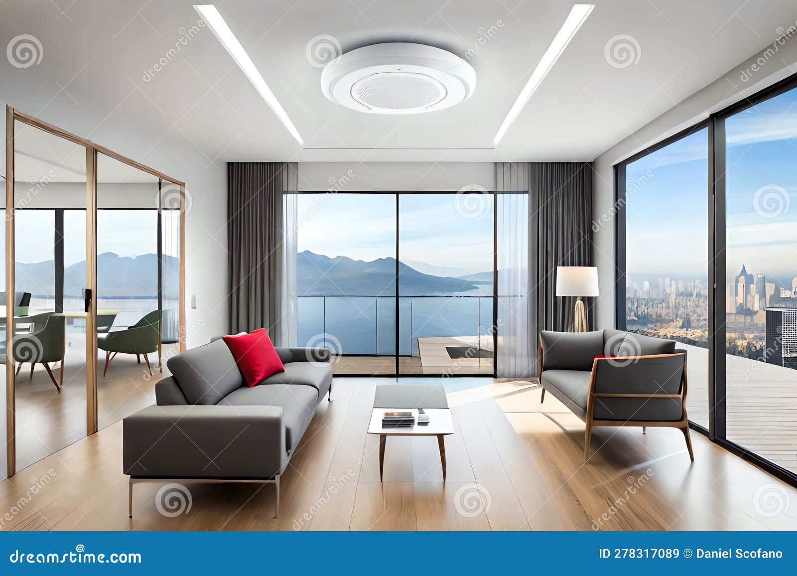 Smoke Detector on the Ceiling in Case of Fire Alarm Due To Smoke As ...