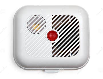 Smoke Detector (with Clipping Path) Stock Photo - Image of detector ...