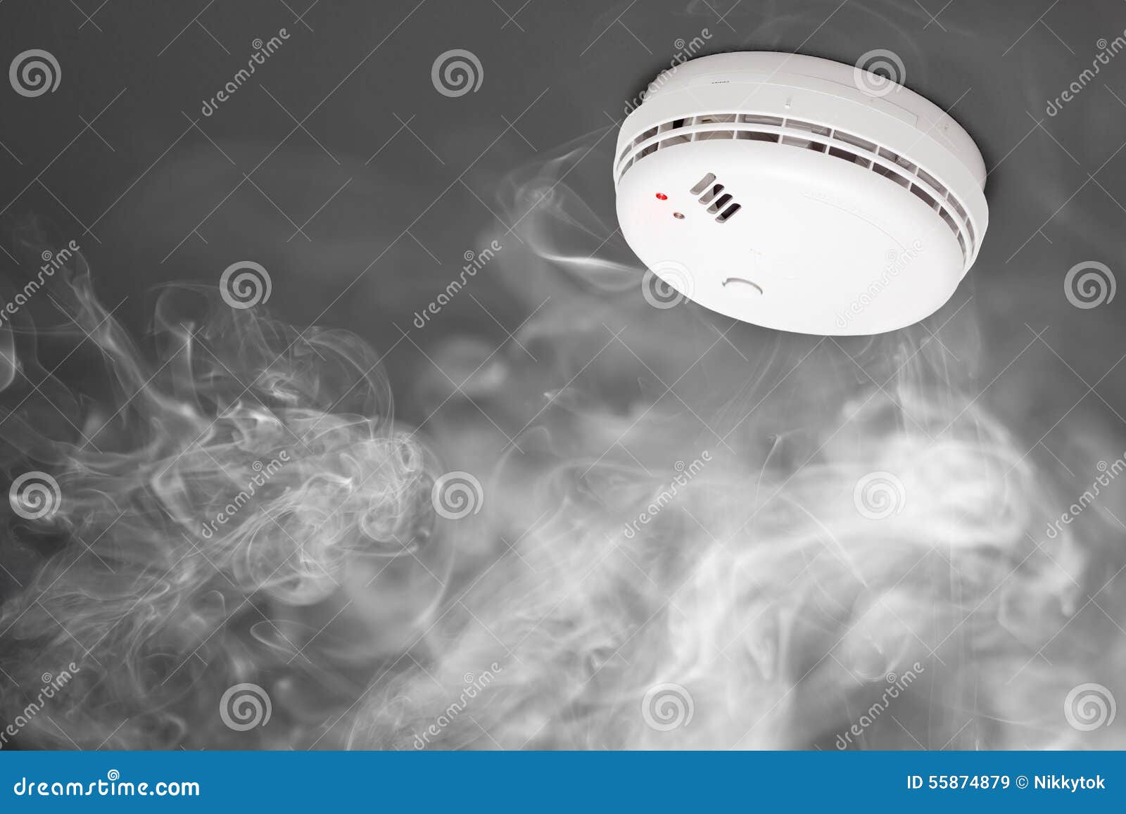 Smoke And Fire Detector Built Into The Floor Connected To Clean Agent ...