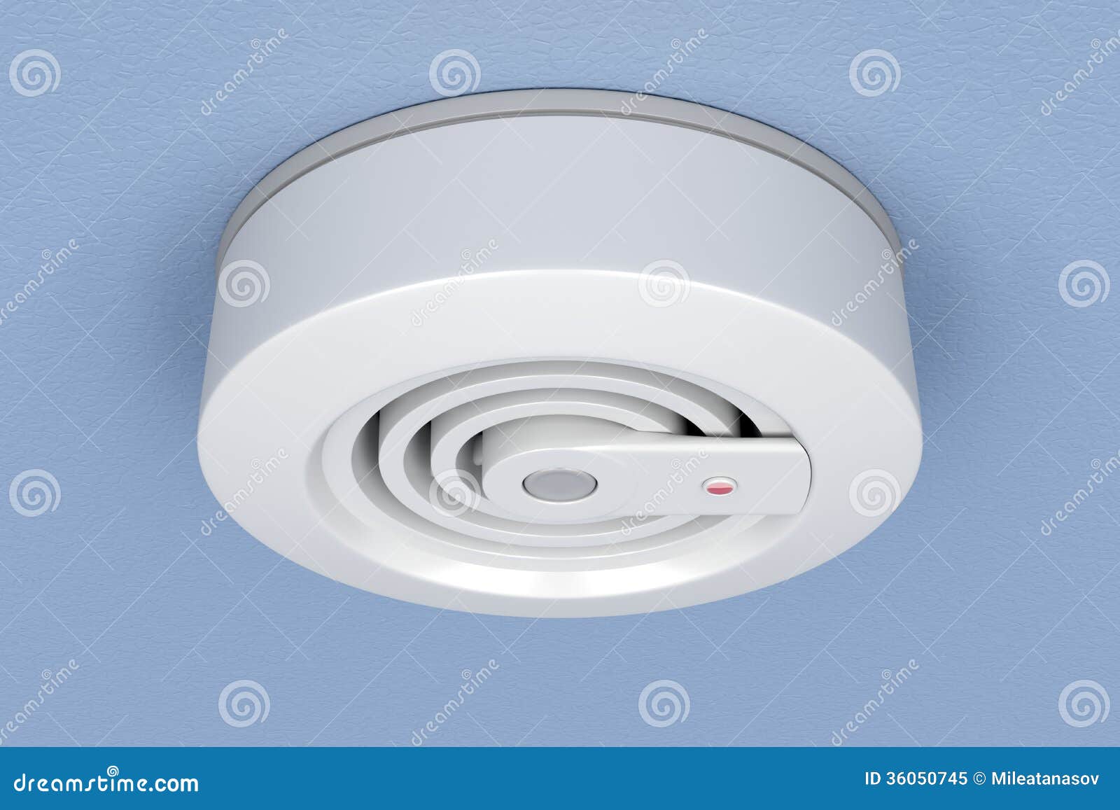 Smoke detector stock illustration. Illustration of burning - 36050745