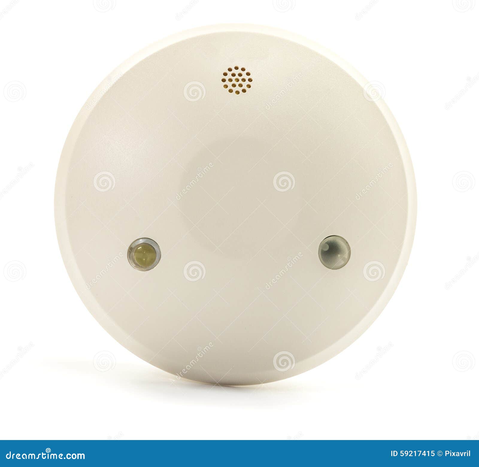 Smoke detector stock image. Image of isolated, sensor - 59217415
