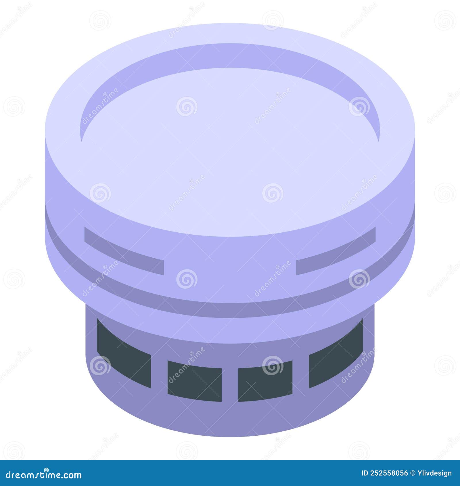 Smoke Detector Security Icon Isometric Vector. Fire Alarm Stock Vector ...