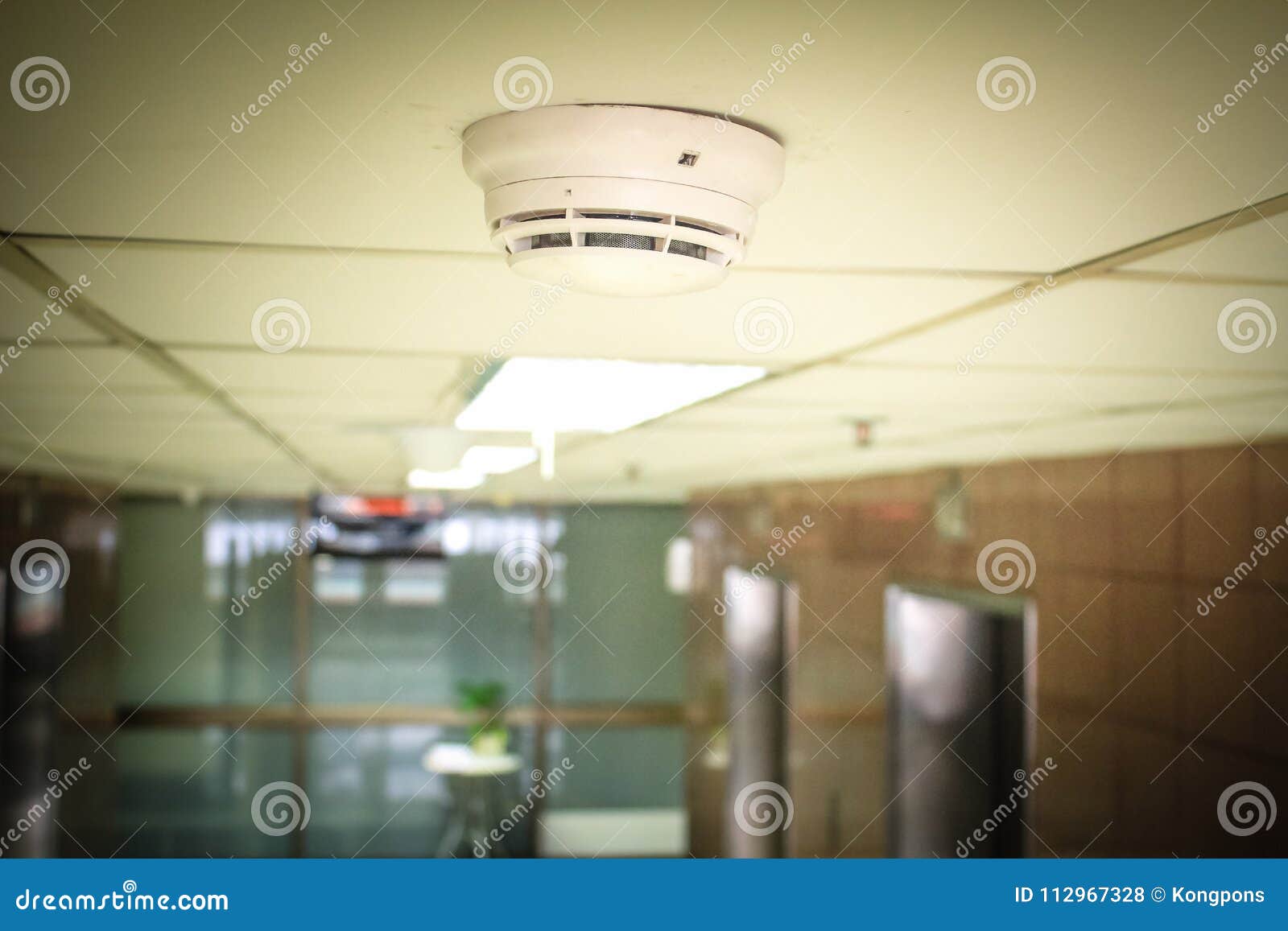 Smoke detectors stock photo. Image of building, attached - 112967328
