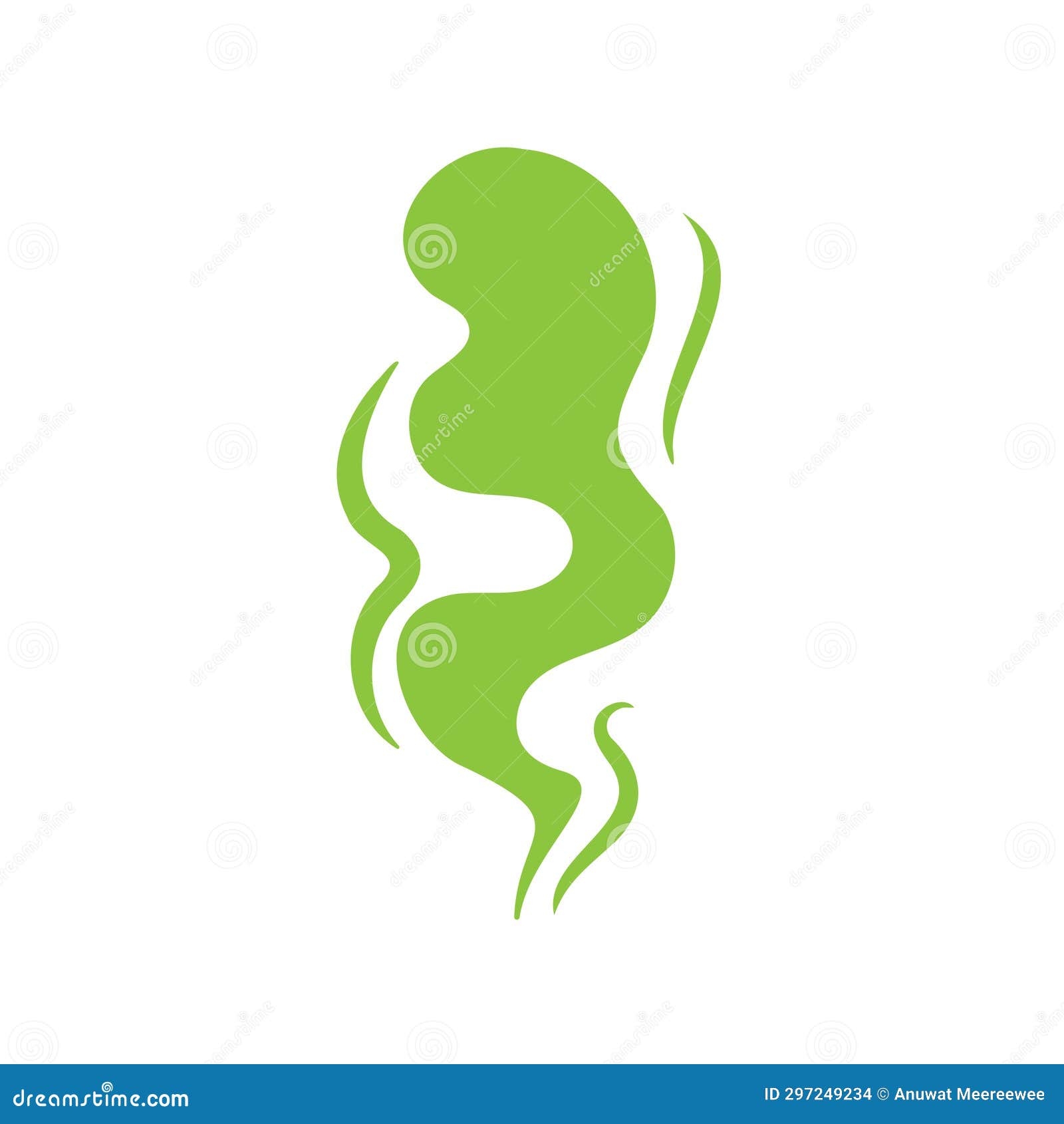 Smoke Effect. Bad Smell and Dust Floating in the Air Stock Vector ...