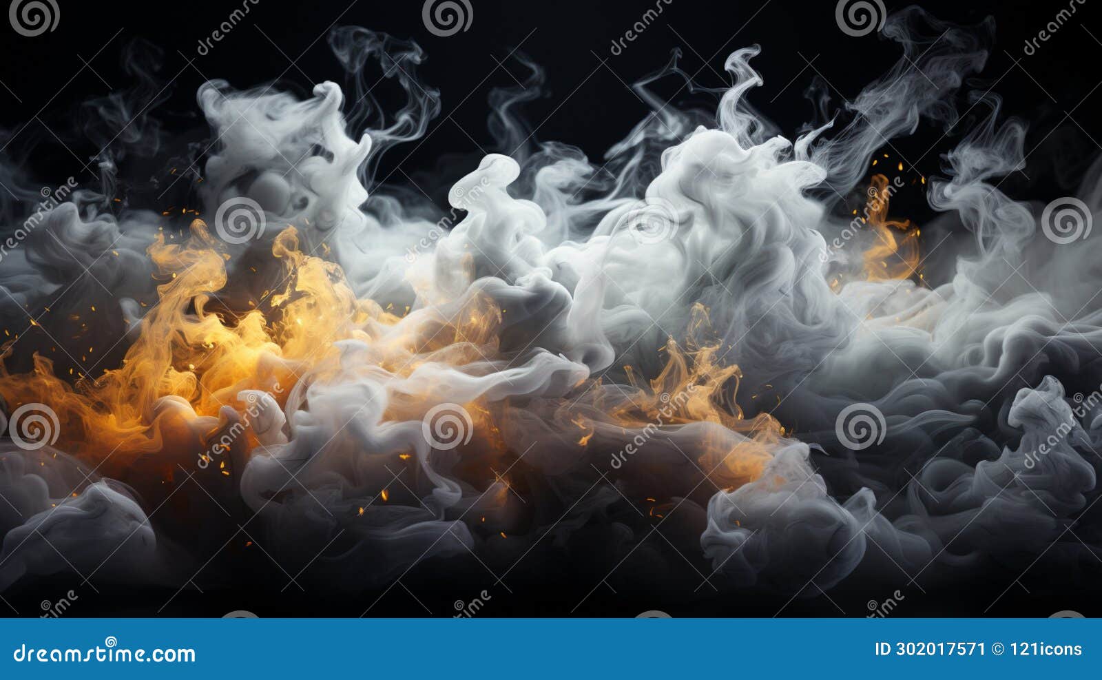 A Smoke Explosion Isolated on Transparent Background Stock Illustration ...