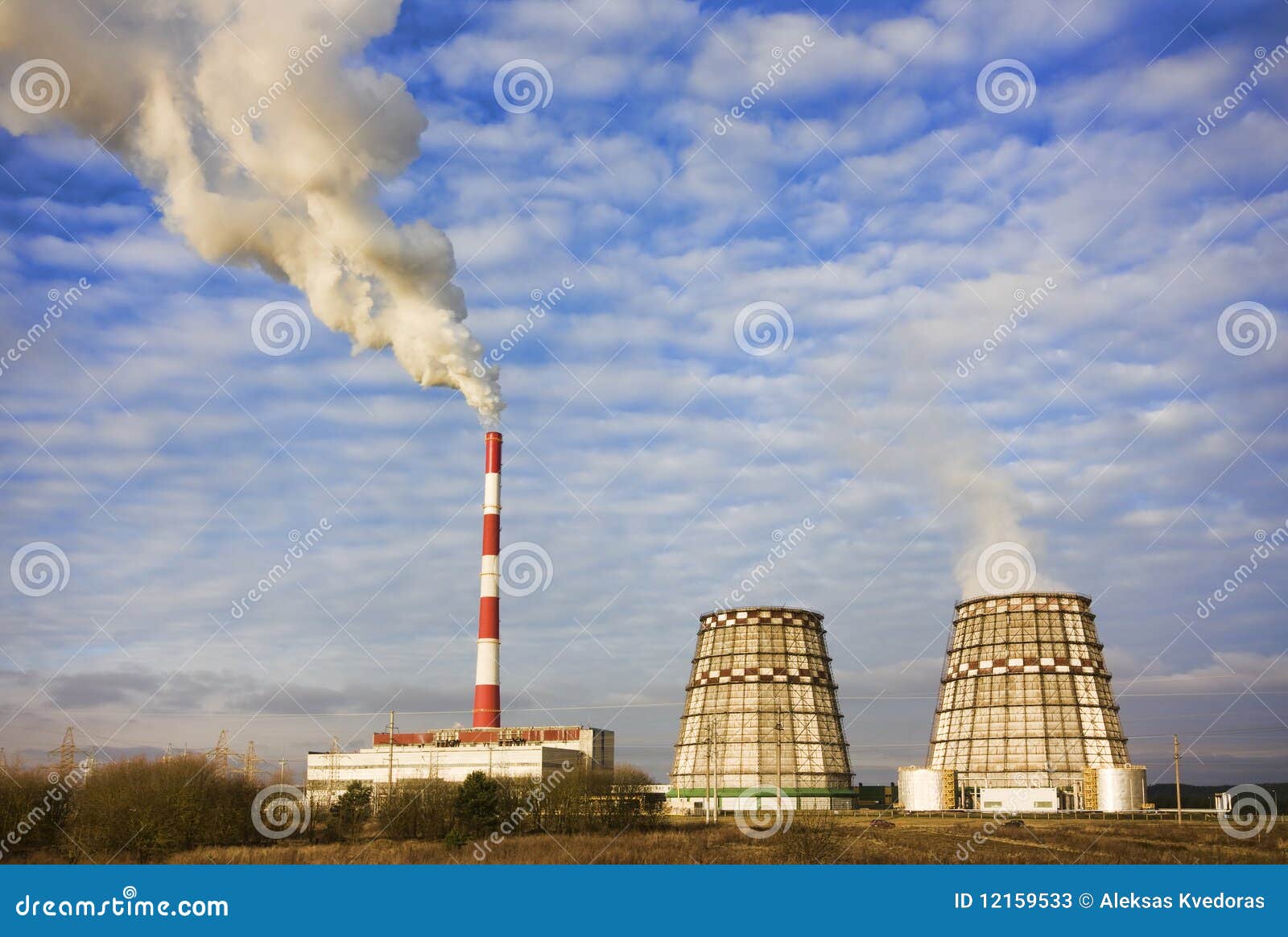 Smoke from factory pipes stock image. Image of dioxide - 12159533