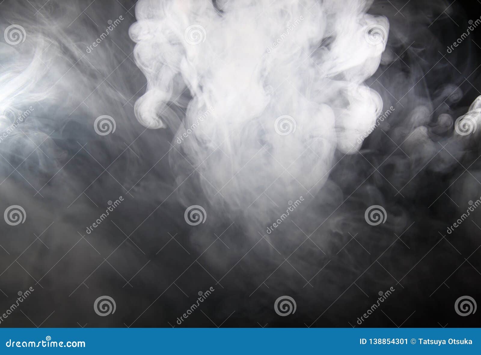 Smoke Fill in the Whole Screen Stock Image - Image of black, mist ...