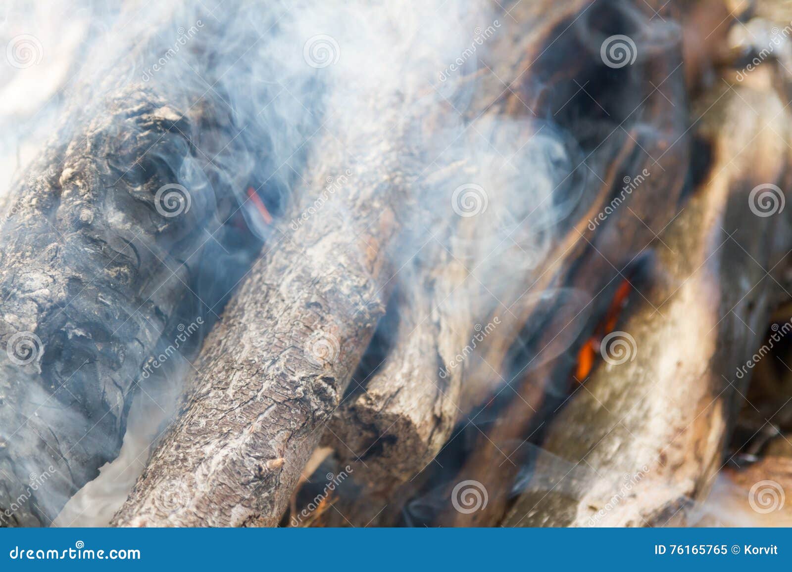 Smoke from the fire stock image. Image of burnt, orange - 76165765