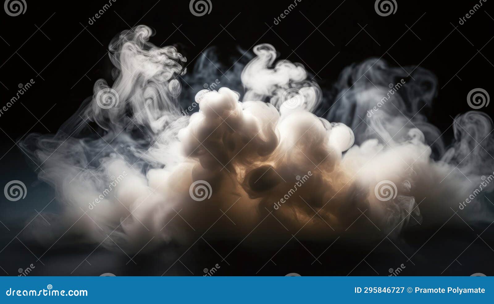Smoke Fog or Smoke on Background Stock Illustration - Illustration of ...