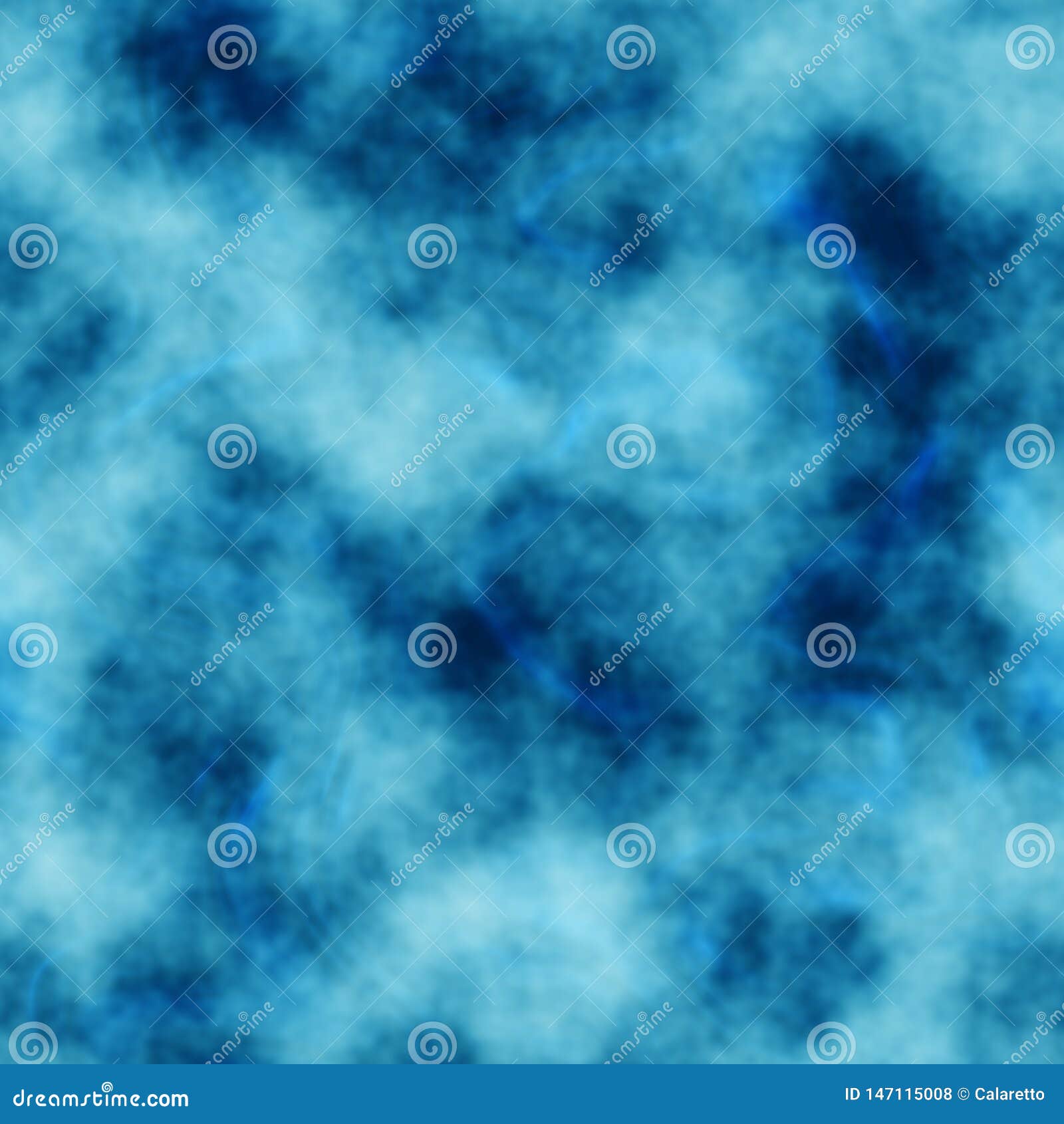 Smoke Fog Blue Abstract Background Seamless Stock Illustration ...
