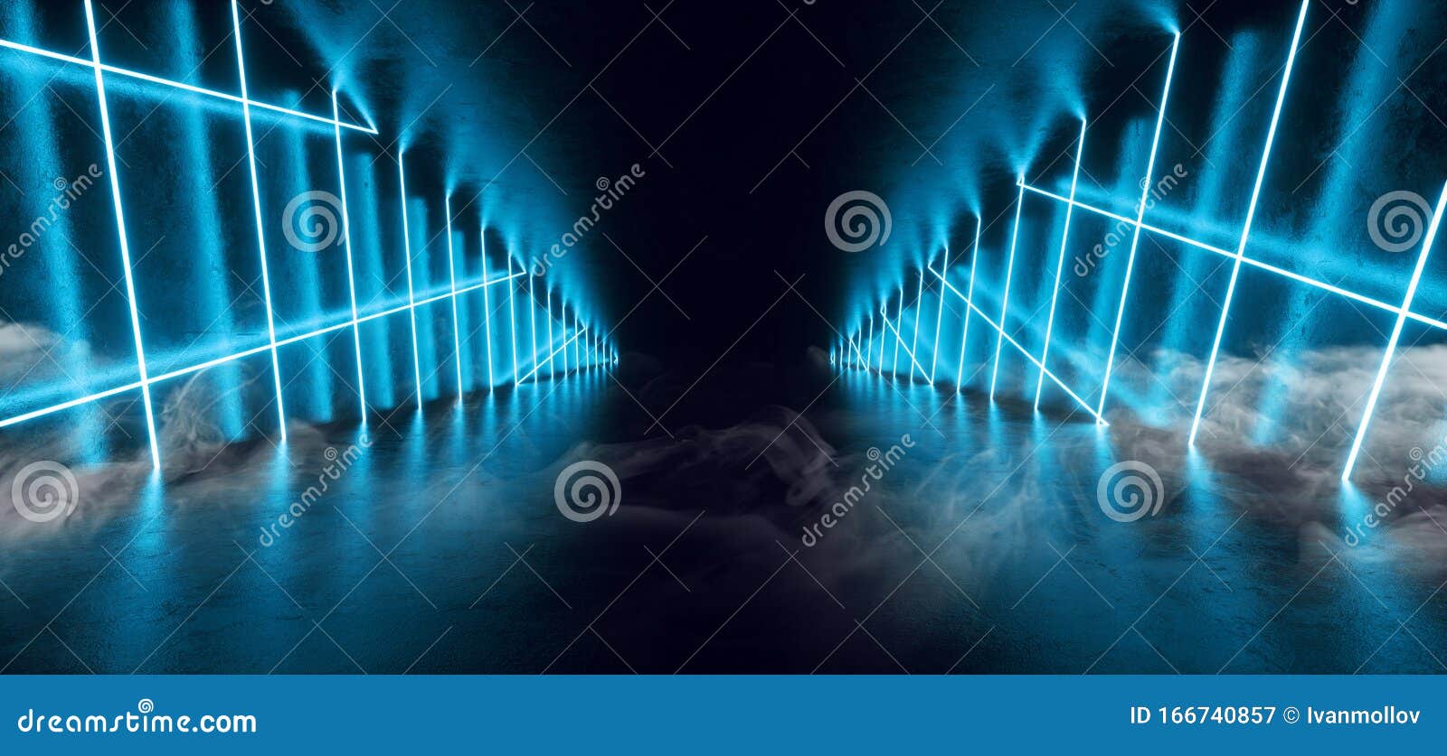 Smoke Fog Mist Neon Laser Wire Mesh Fence Glowing Blue Dark Road Tunnel ... Smoke Fog Mist Neon Laser Wire Mesh Fence Glowing Blue Dark Road Tunnel ...