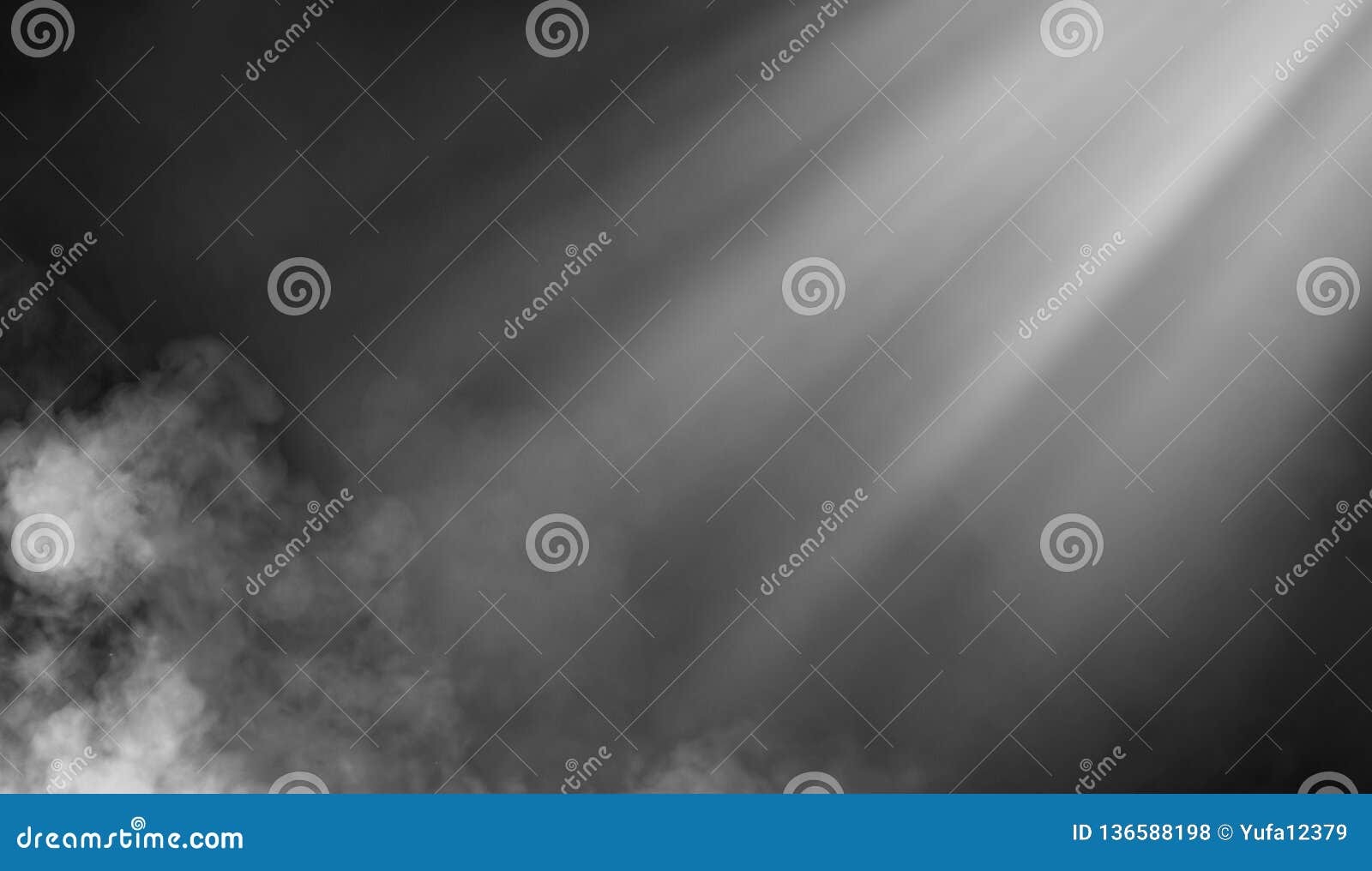 Abstract Smoke with Light Effect. Lighting Spotlighting Texture ...