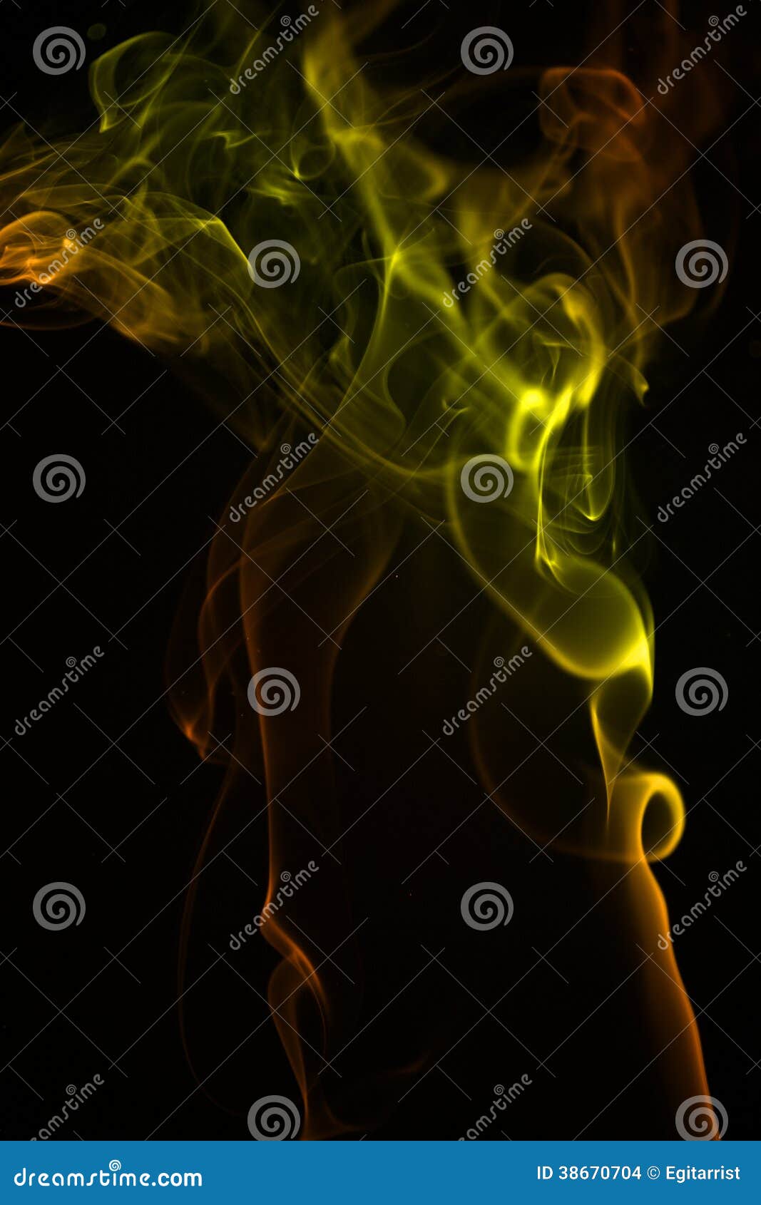 Smoke Form that Looks Like Fire Stock Photo - Image of curl, smoke ...