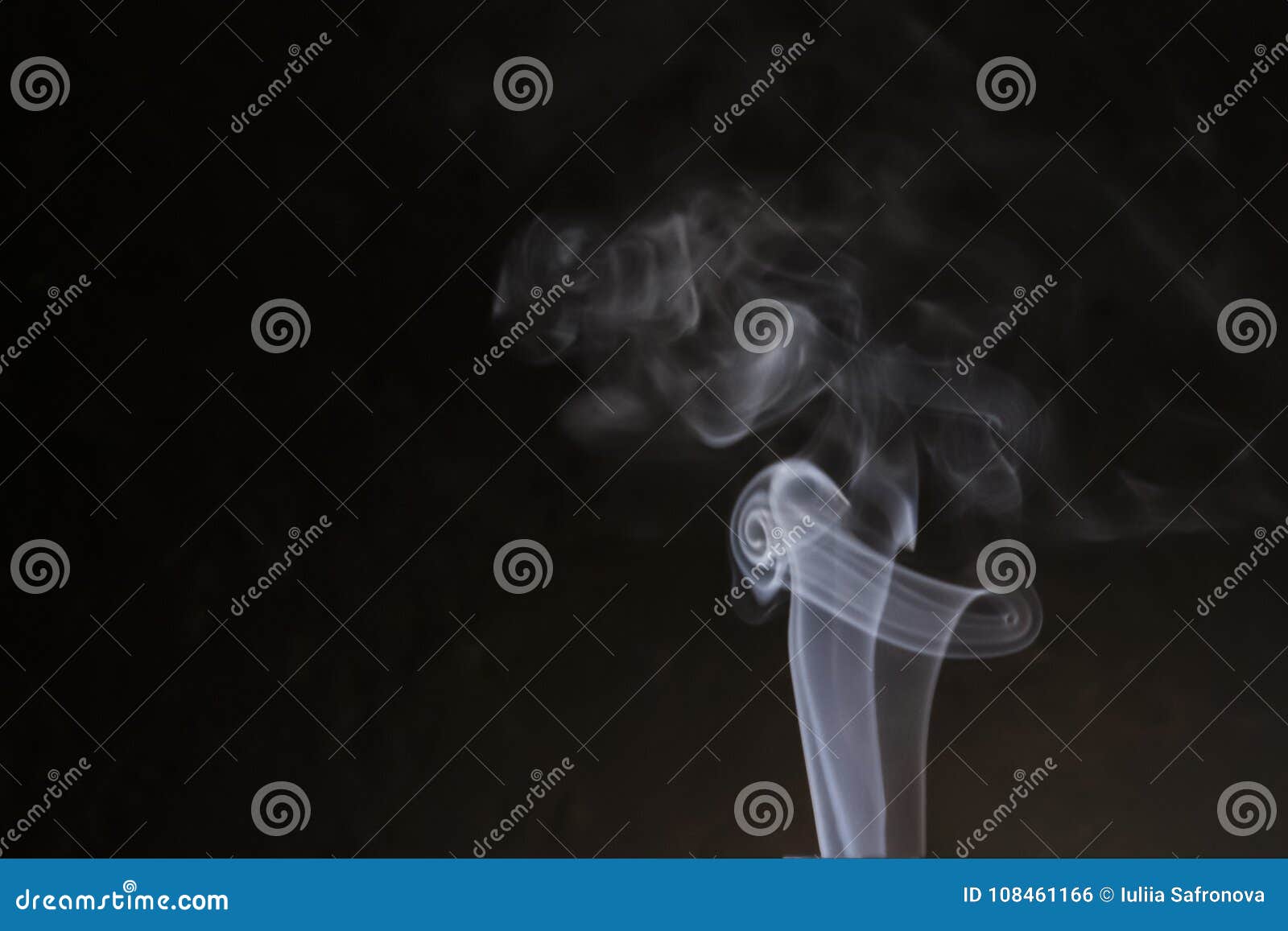 Smoke in the Form of a Scroll of Paper. Stock Photo - Image of symbol ...