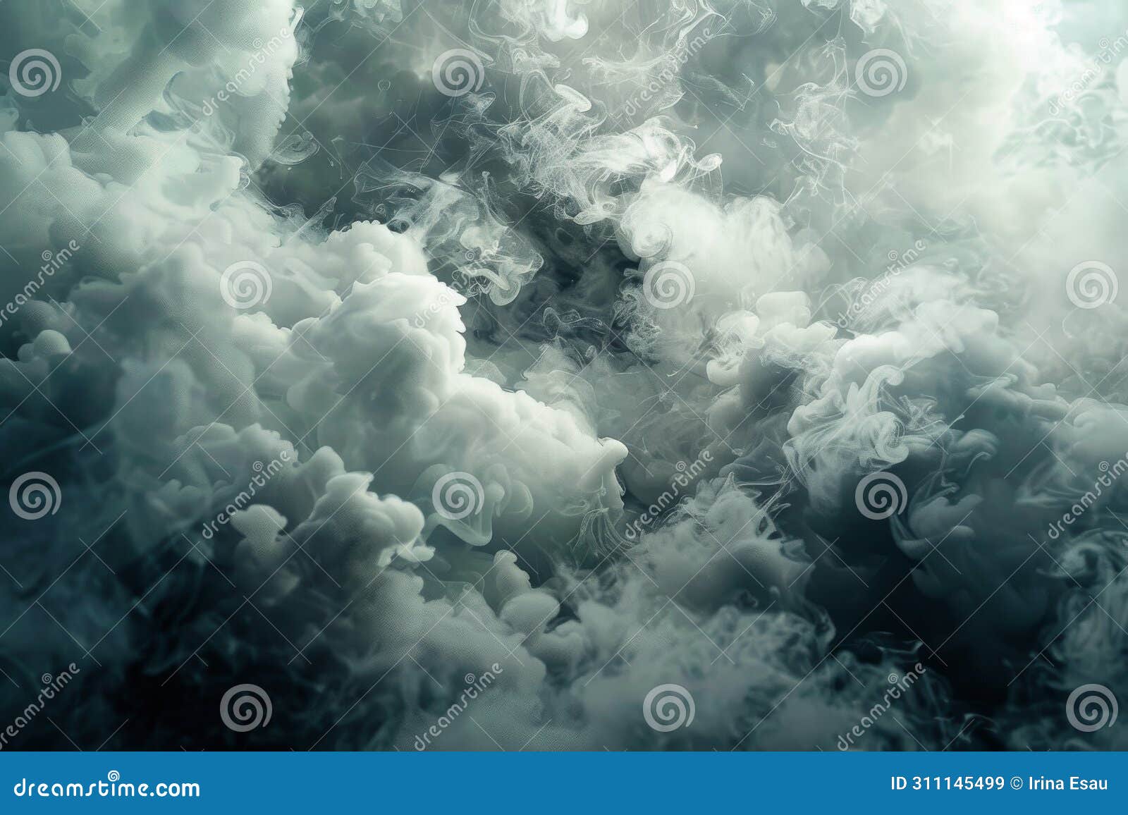 Smoke forming clouds stock image. Image of pollution - 311145499