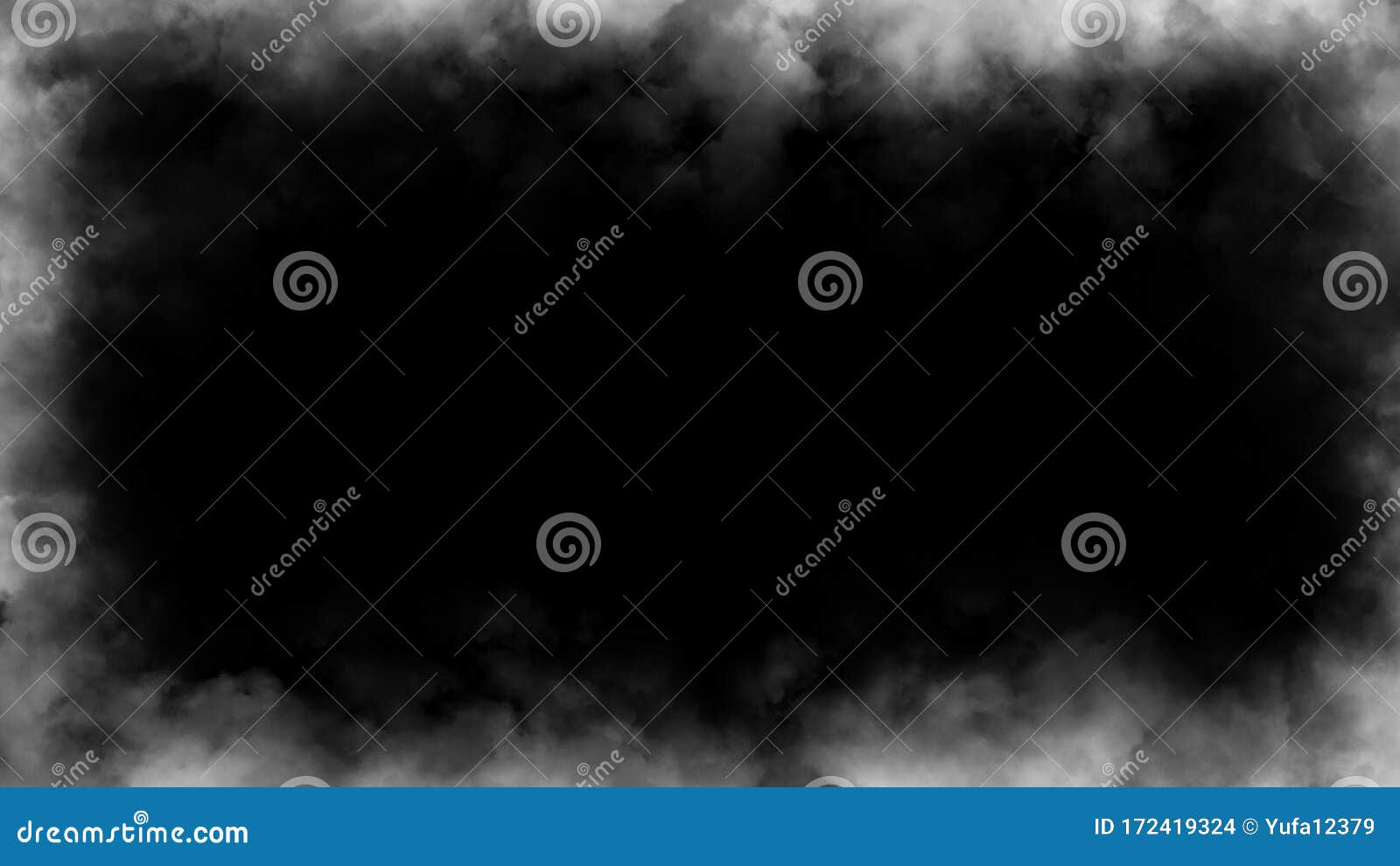 Smoke Frame Misty Texture Effect for Film , Text or Space . Border ...