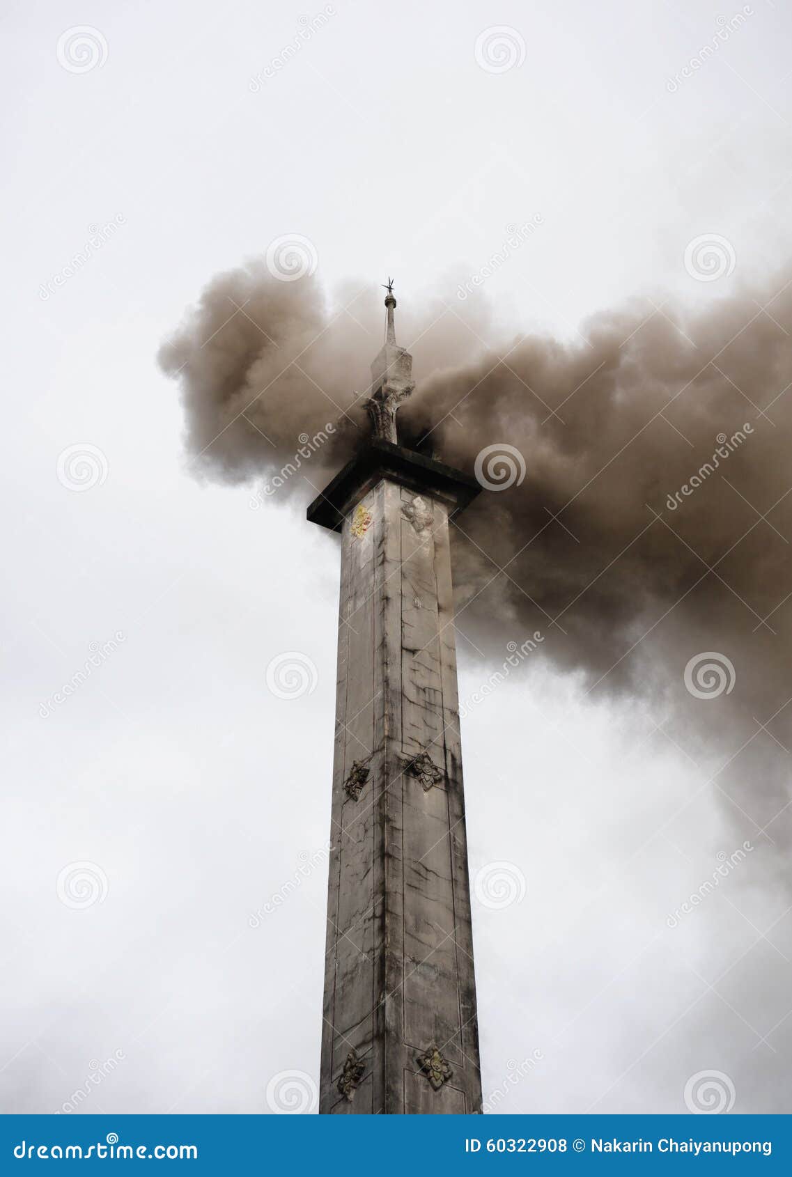 Smoke of Funeral stock photo. Image of funeral, cremation - 60322908