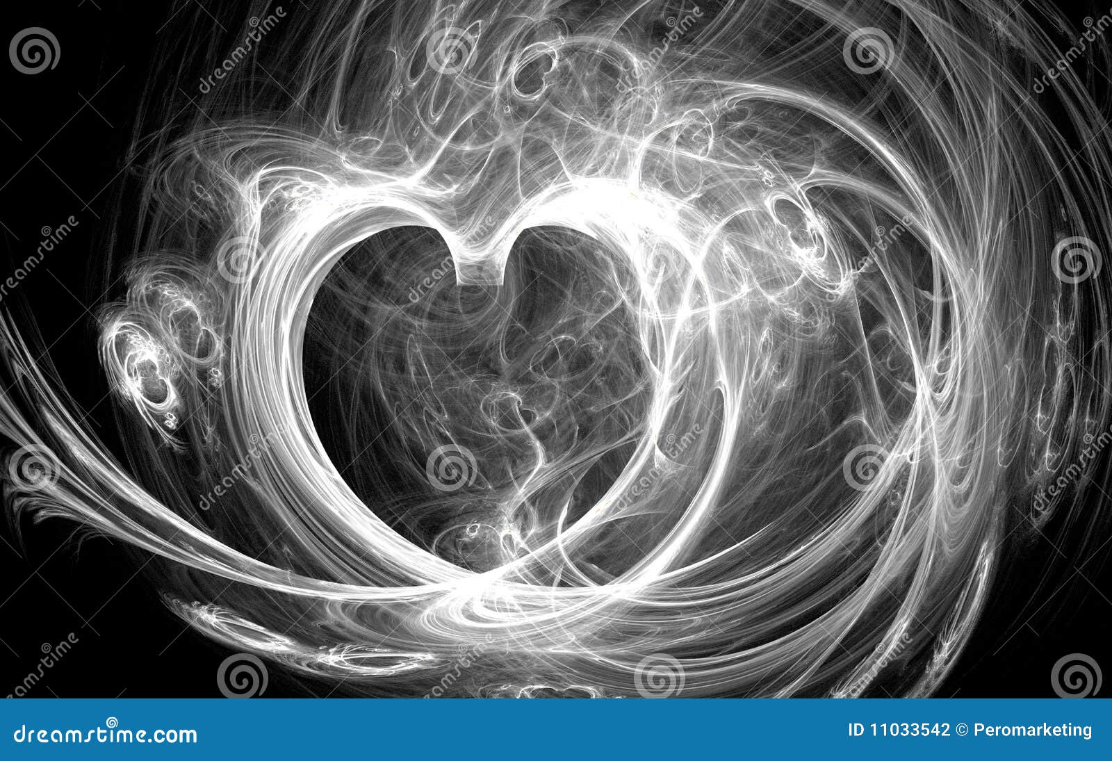 Smoke heart stock illustration. Illustration of romance - 11033542