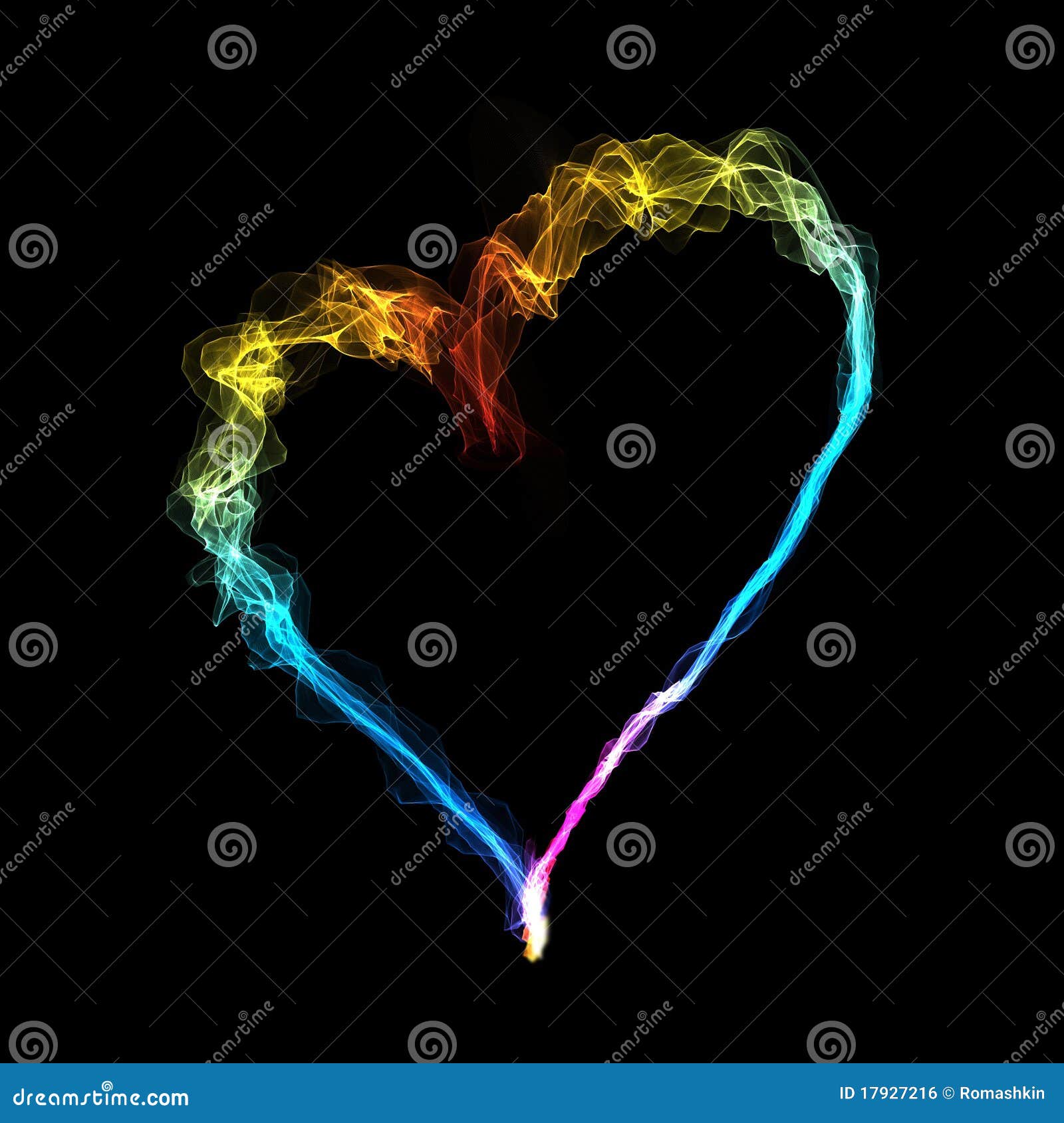 Smoke heart stock illustration. Illustration of dynamic - 17927216
