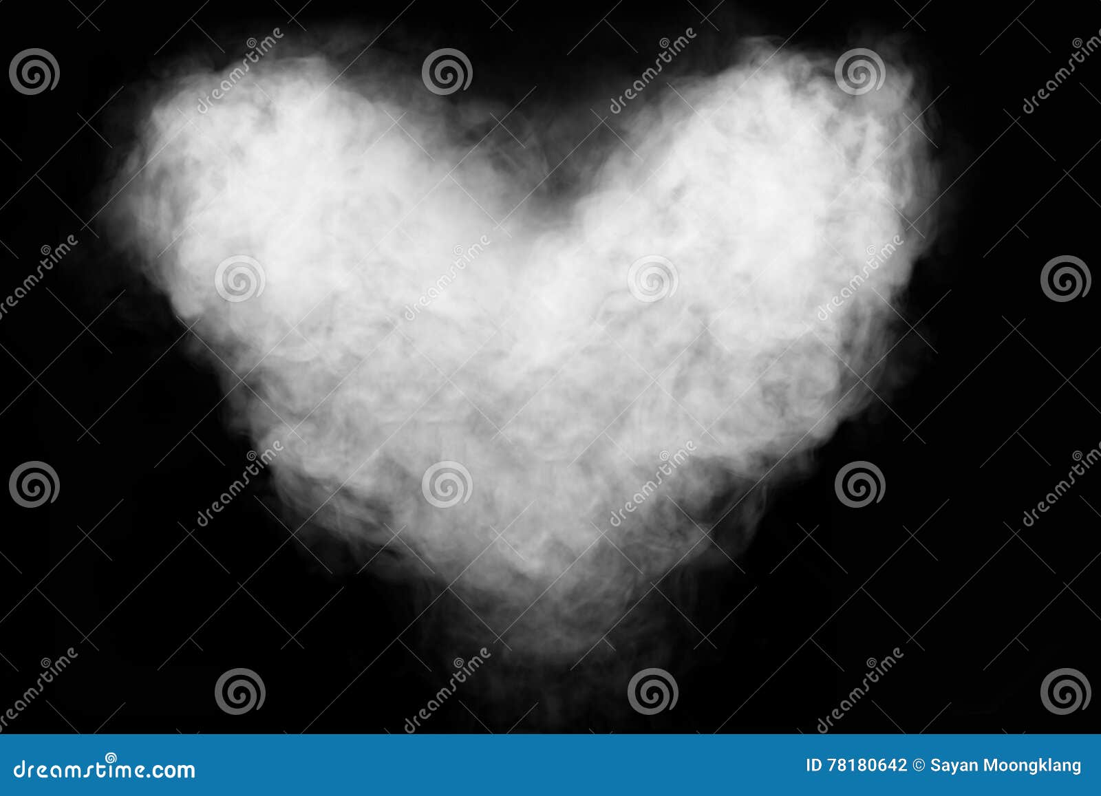 Smoke heart shape. stock photo. Image of heart, halloween - 78180642