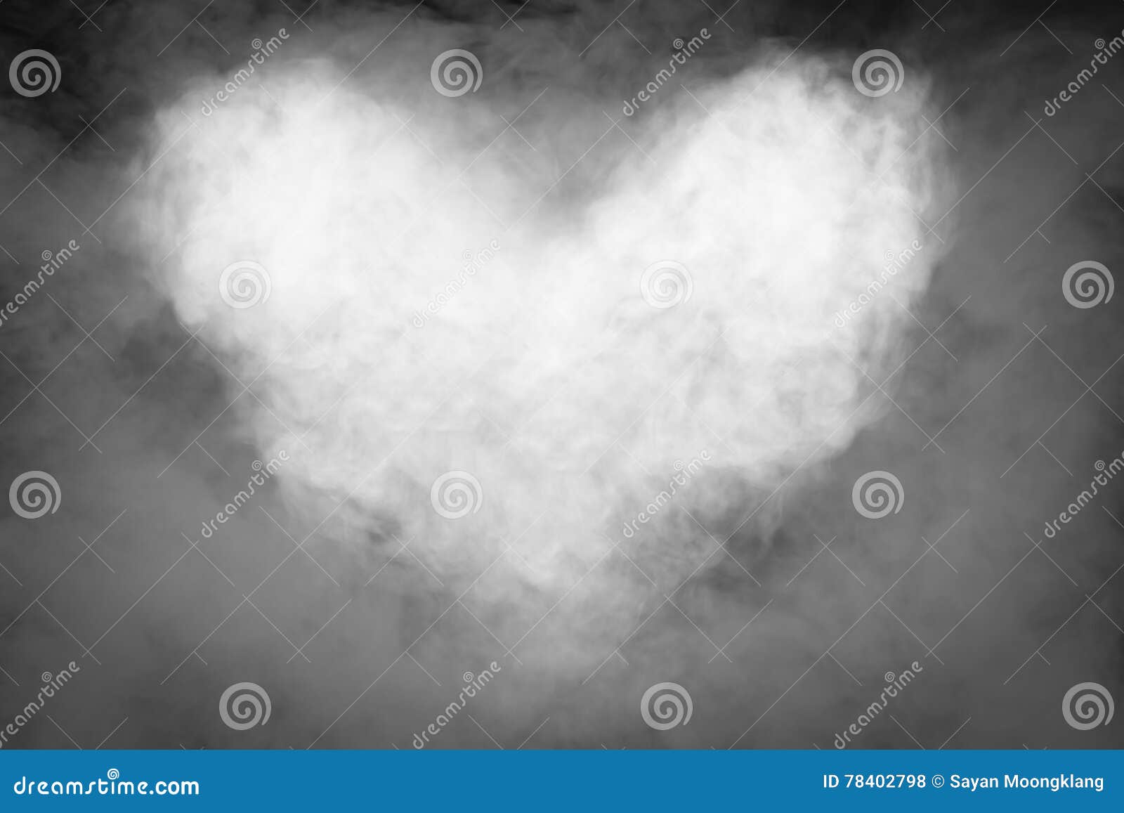 Smoke heart shape. stock photo. Image of heart, blurred - 78402798