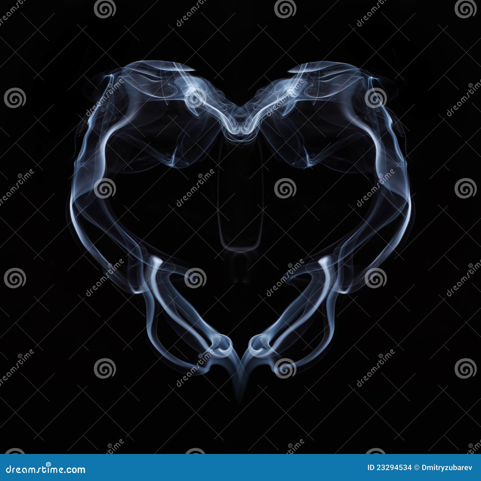 Smoke Heart for Valentine S Day Stock Photo - Image of fragile, magical ...