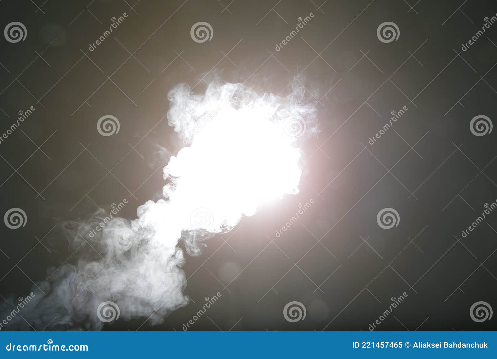 Artificial Magic Smoke Isolated on Dark Background Stock Image - Image ...