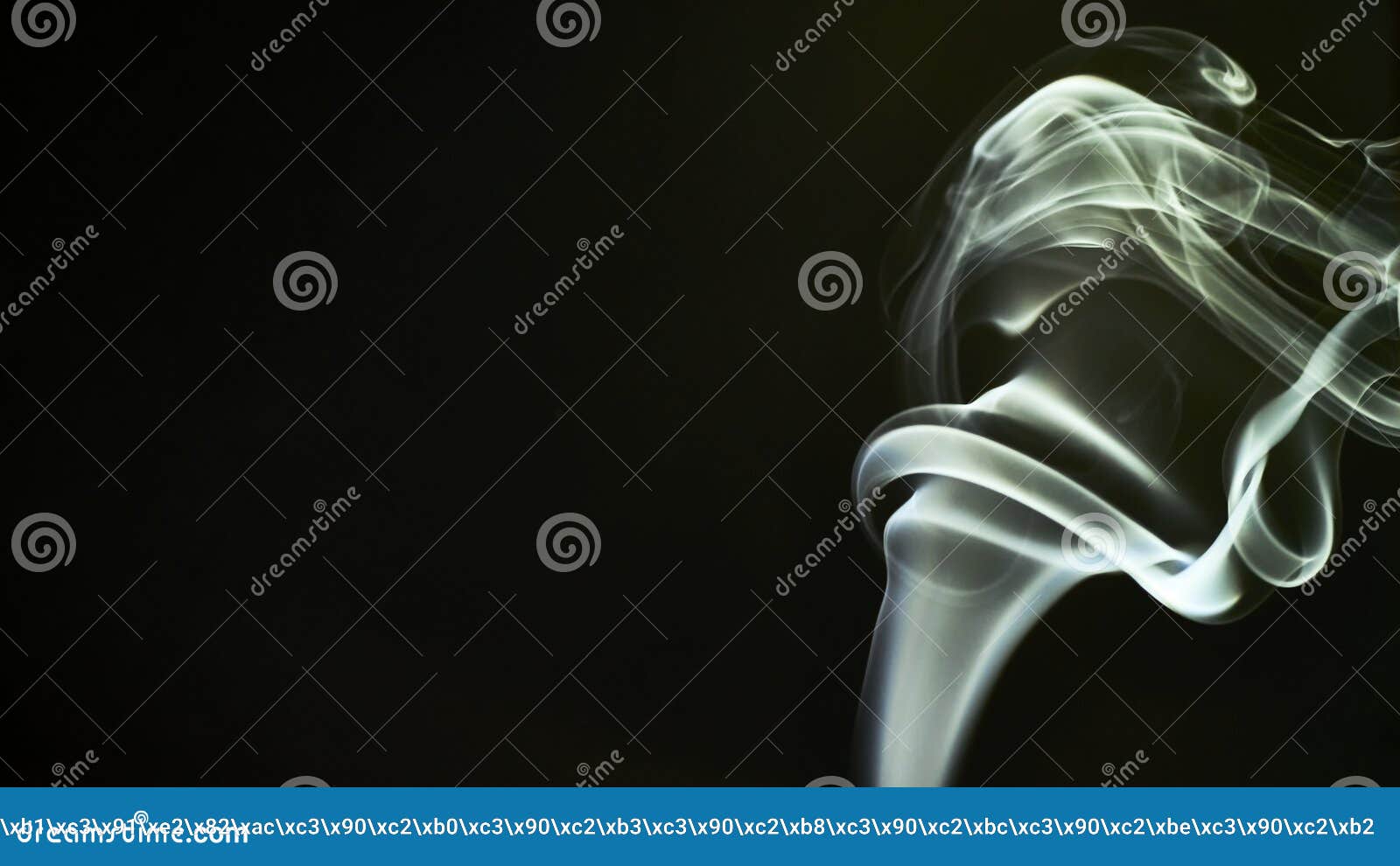 Smoke Isolated on Dark Background. Low Light Stock Image - Image of ...