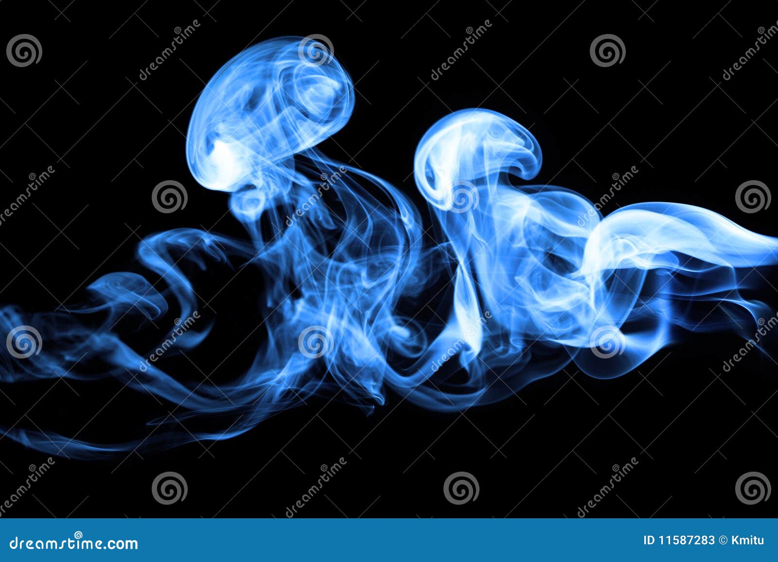 Smoke Isolated on Deep Black Background Stock Image - Image of smoke ...