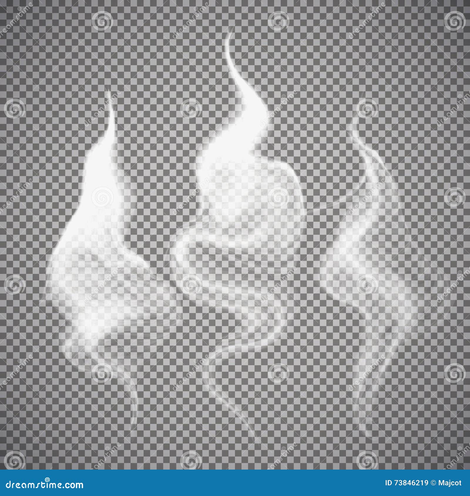 Smoke isolated transparent stock vector. Illustration of decorative ...