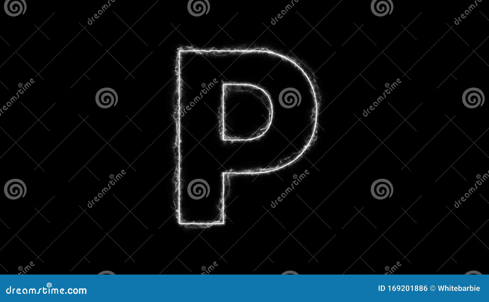Smoke Letter P Appear on Black Background. Stock Footage - Video of ...