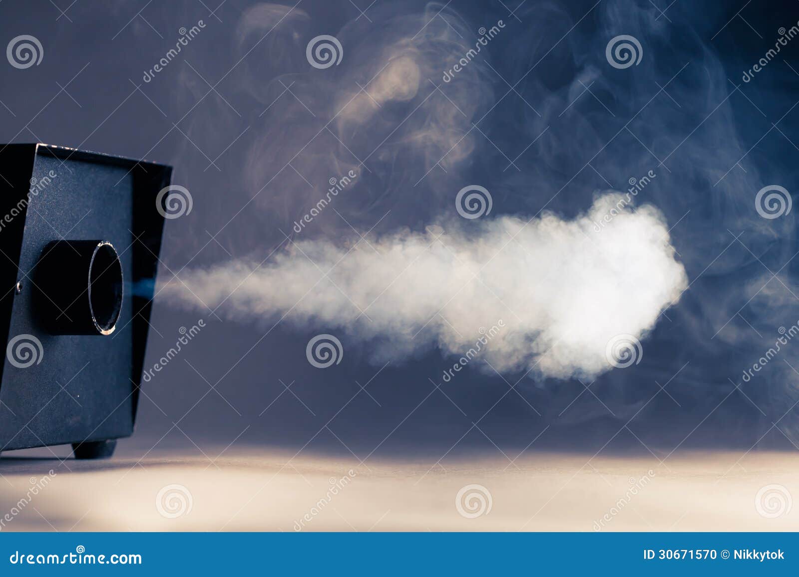 Smoke machine in action stock photo. Image of environment - 30671570