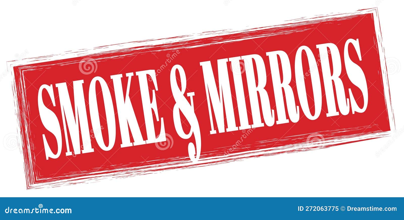 SMOKE MIRRORS Text Written on Red Stamp Sign Stock Illustration ...