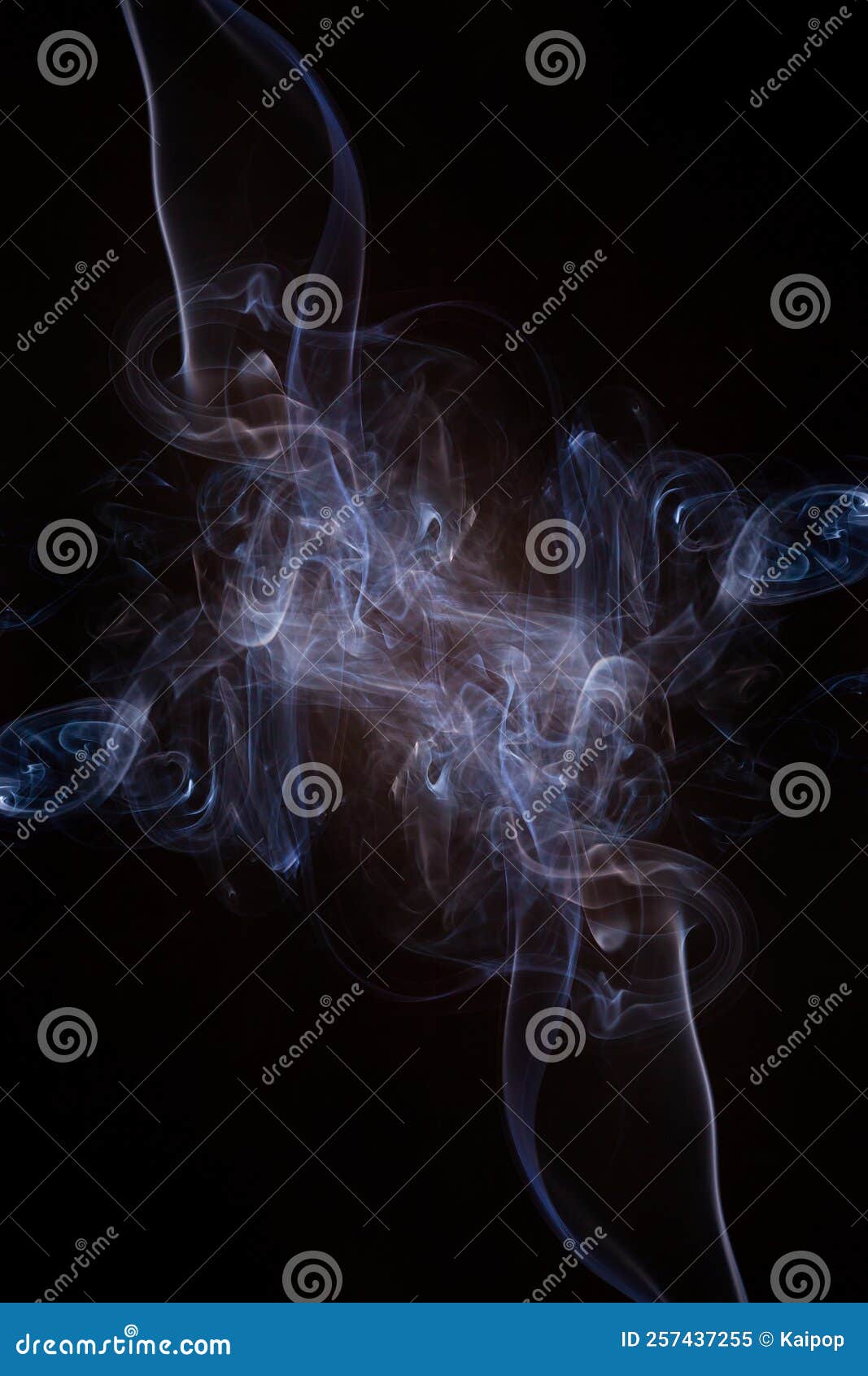 Smoke Motion on Black Background Stock Image - Image of flowing, shape ...